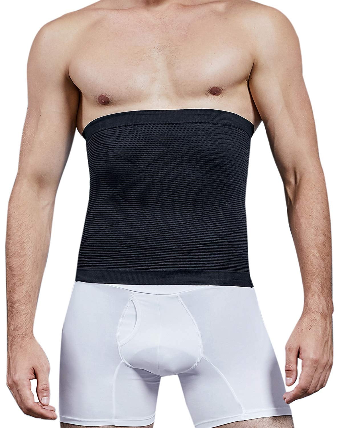 MISS MOLY Men's Compression Waist Control Belt Slimming Shapewear Band ...