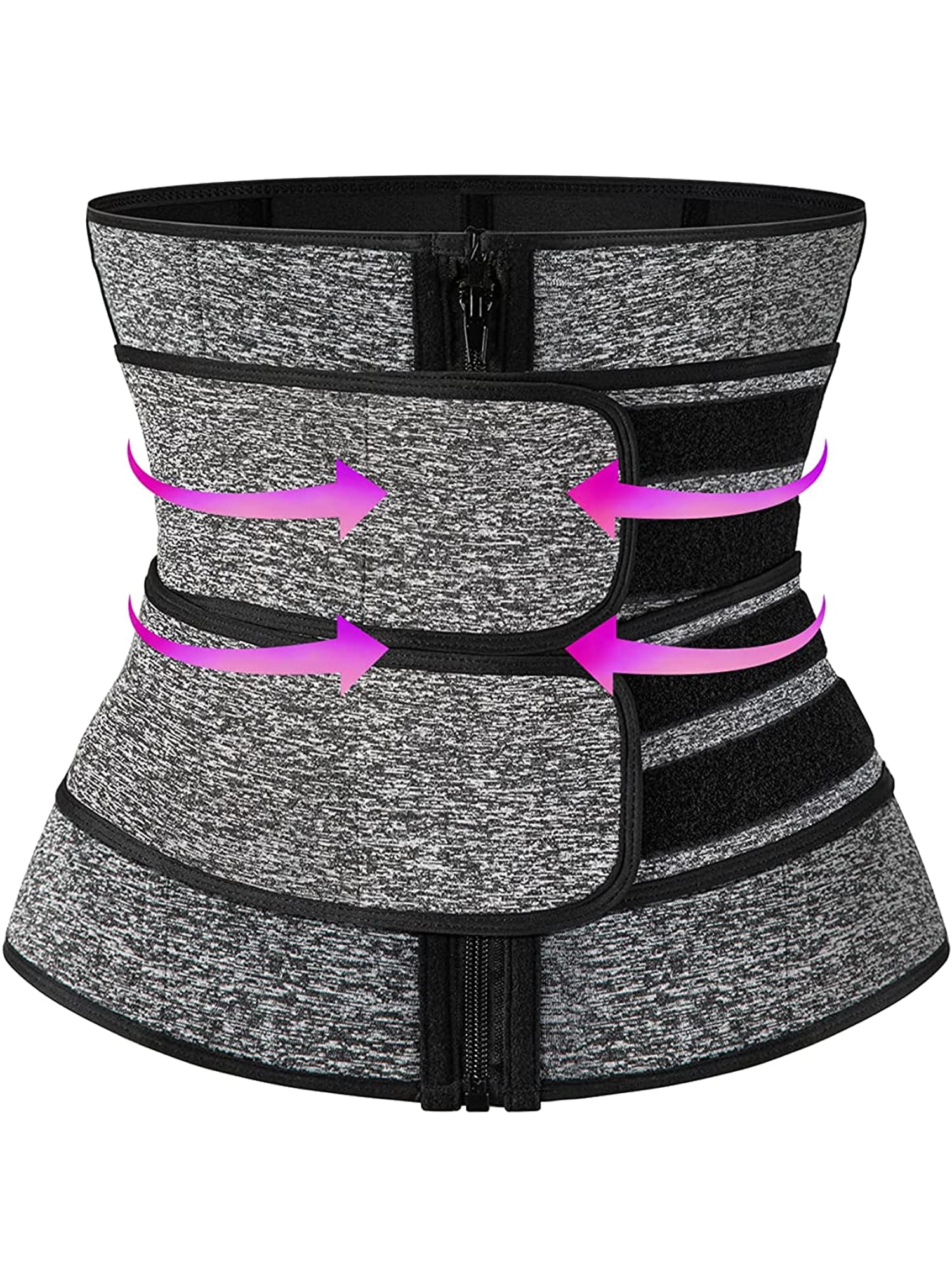 MISS MOLY Neoprene Sauna Waist Trainer Sweat Girdle Belt for Women ...