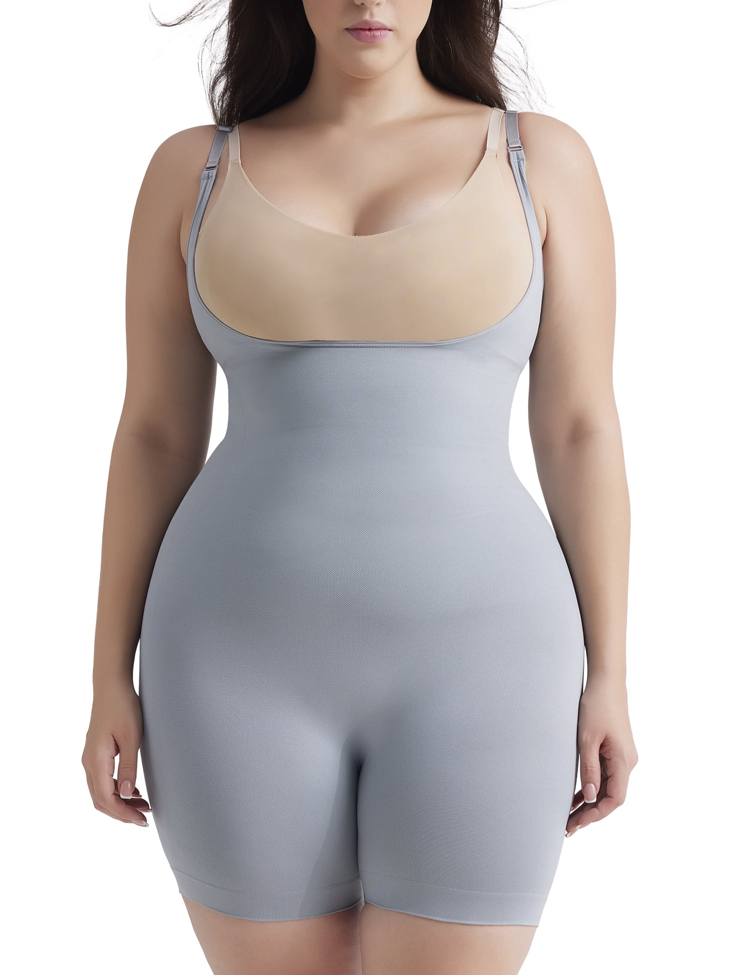 MISS MOLY Plus Size Shapewear Bodysuit for Women Tummy Control Compression Body Shaper Waist ...