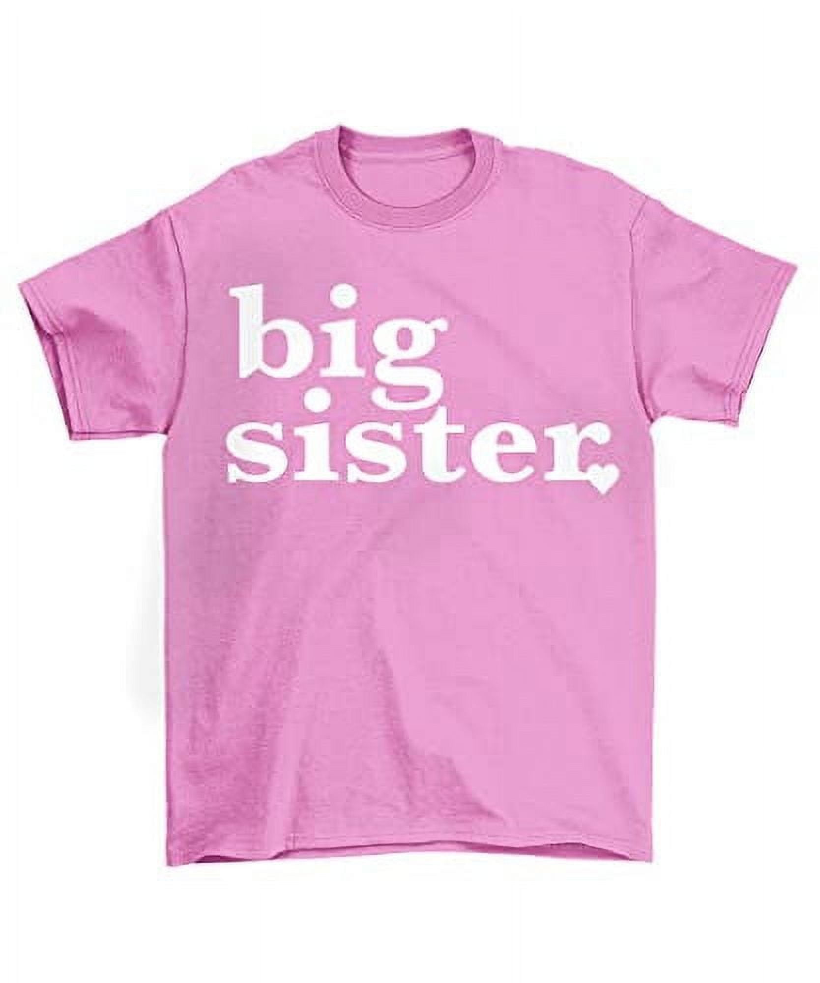 MISS POPULAR Little Tee Shirt: Cute Kid's Big Sister Soft Short Sleeve ...