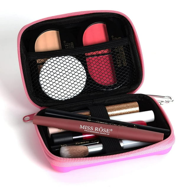 MISS ROSE Small All-in-One Makeup Kit, Full Women's Set, Easy Carry Cosmetics in Sturdy Bag ...
