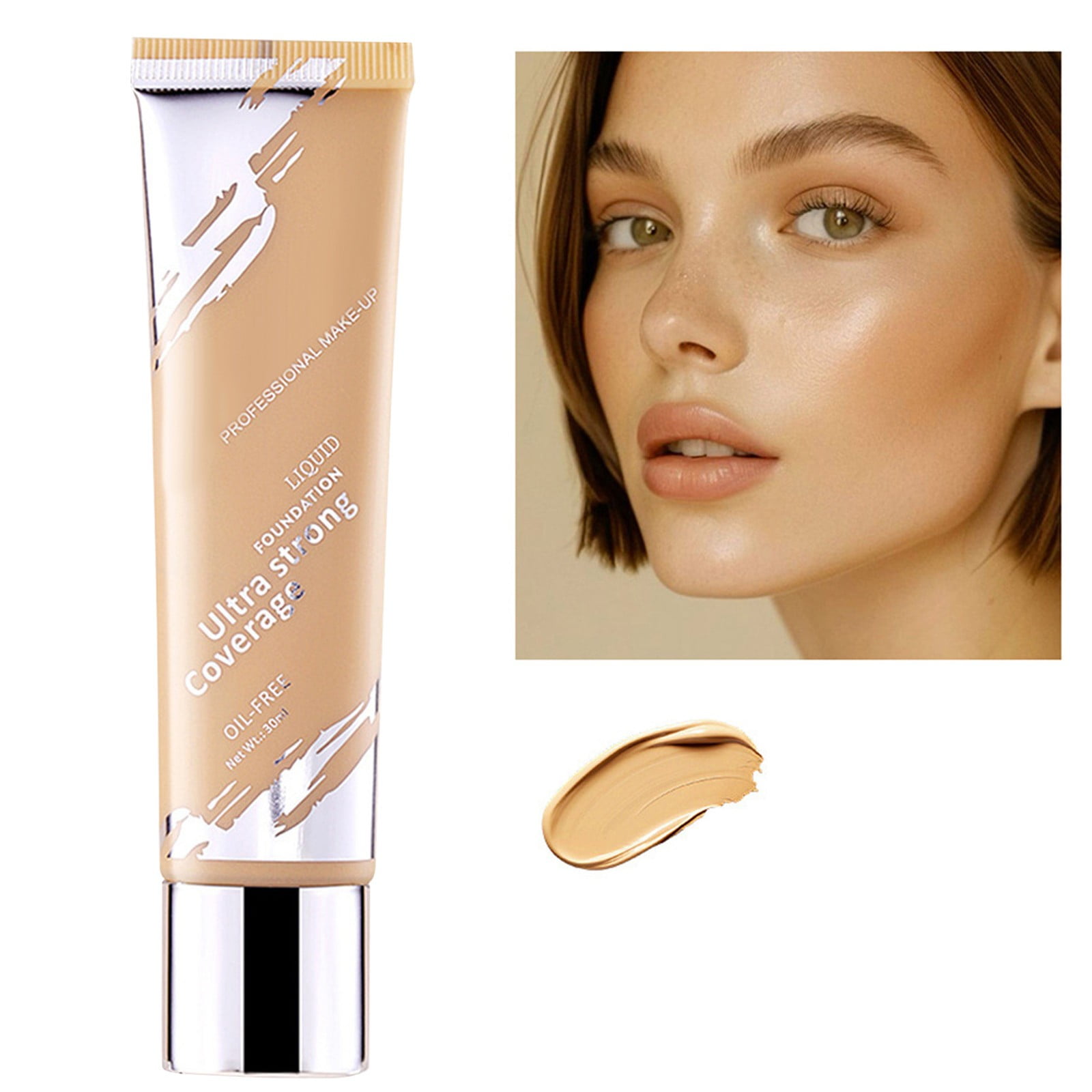 MISS ROSE Liquid Makeup Matte Foundation Cream for Face Makeup, Full ...
