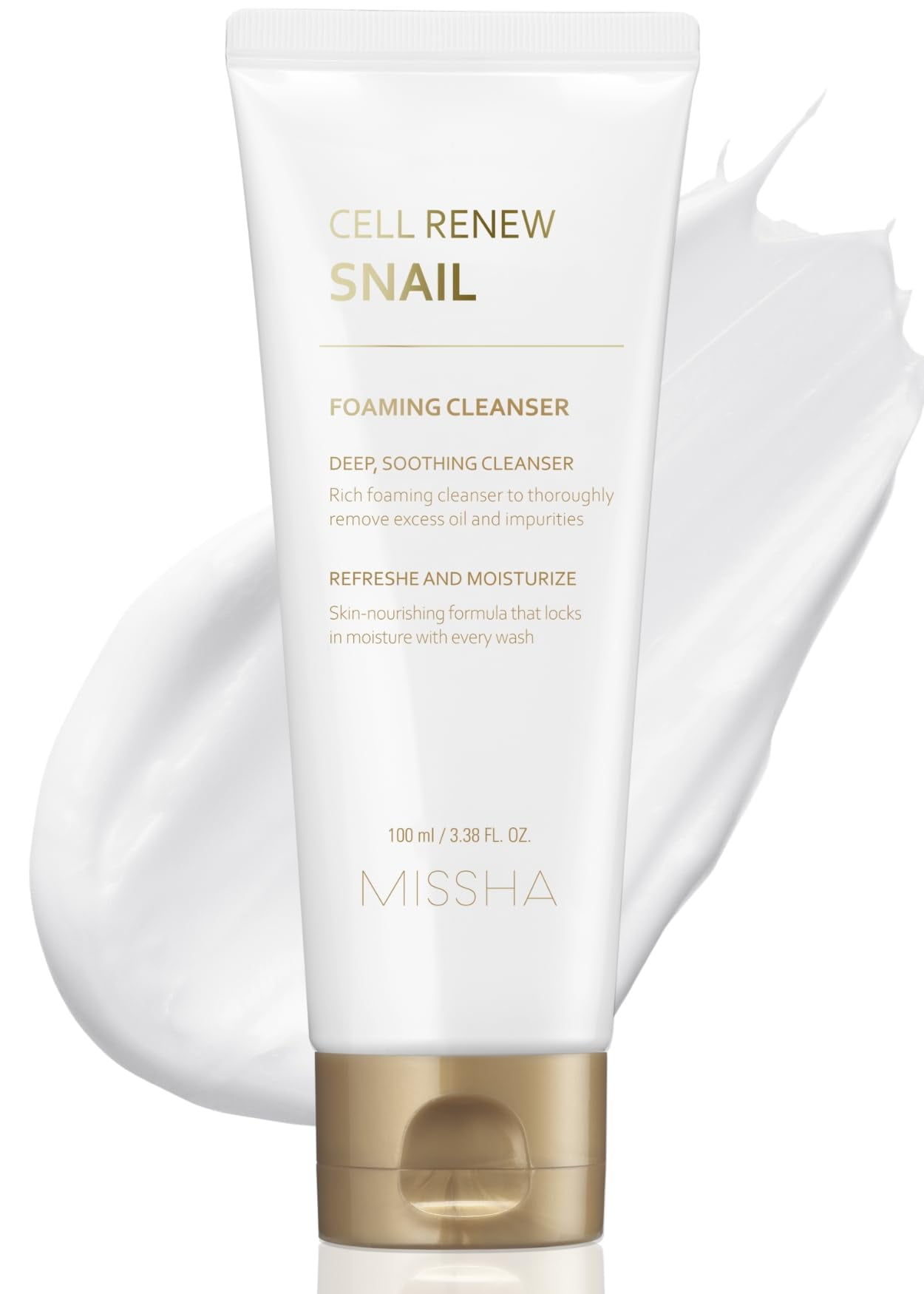 MISSHA Cell Renew Snail IFF17 Foaming Cleanser 3.38 Oz - Korean Skin ...