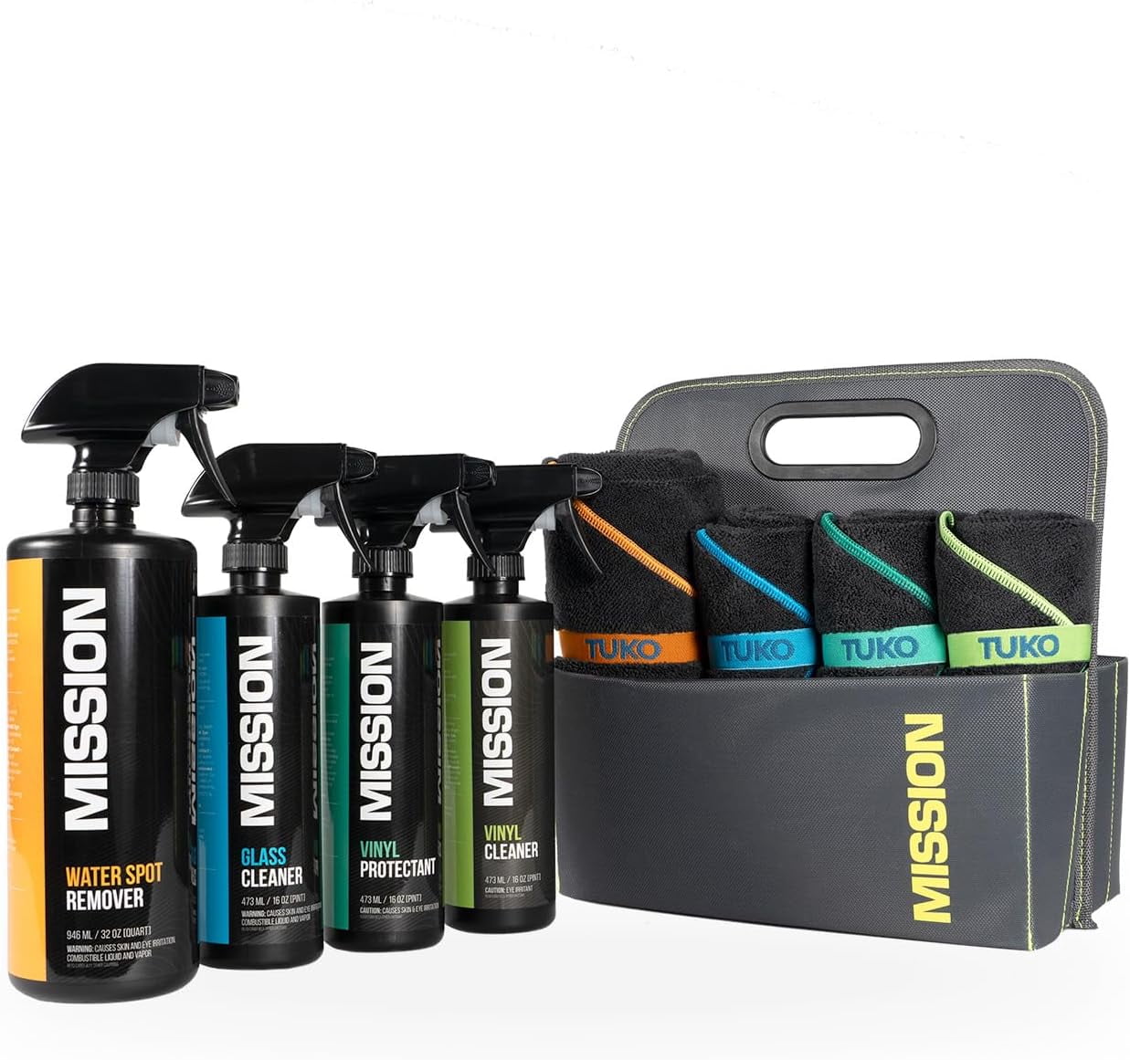 MISSION Boat Gear Detailing and Cleaning Accessories Kit for Pontoons ...
