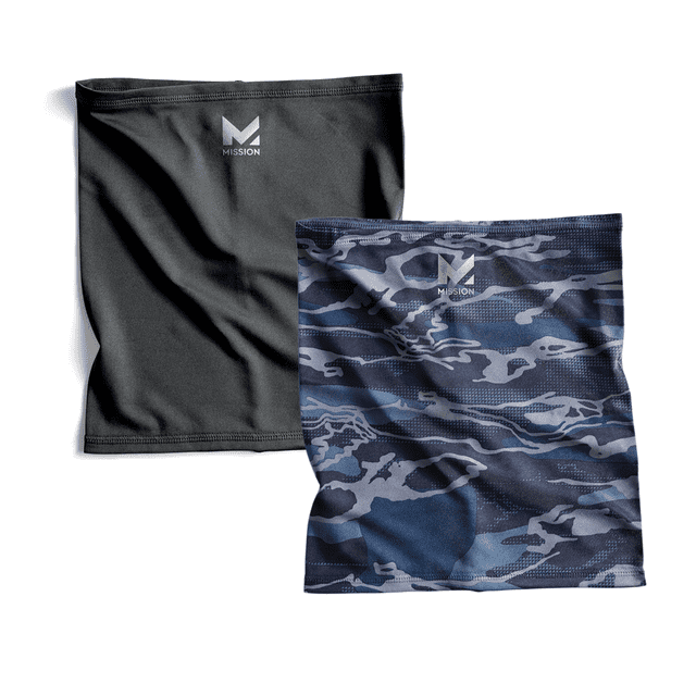 MISSION Cooling Neck Gaiter (Youth) 2 Pack, Face Mask, UPF 50, Unisex ...