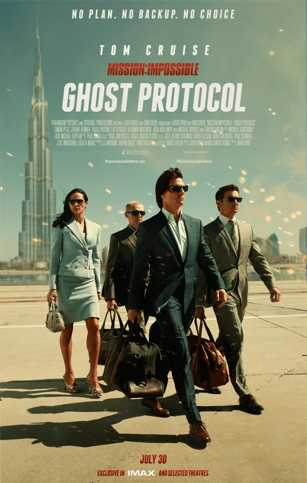 MISSION IMPOSSIBLE GHOST PROTOCOL MOVIE POSTER - Walmart.com