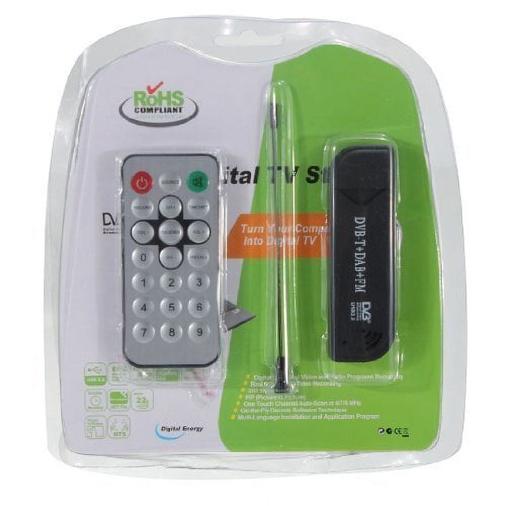 MISSJIRA TV Tuner with USB2.0 and Recorder Receiver Stick - Walmart.com