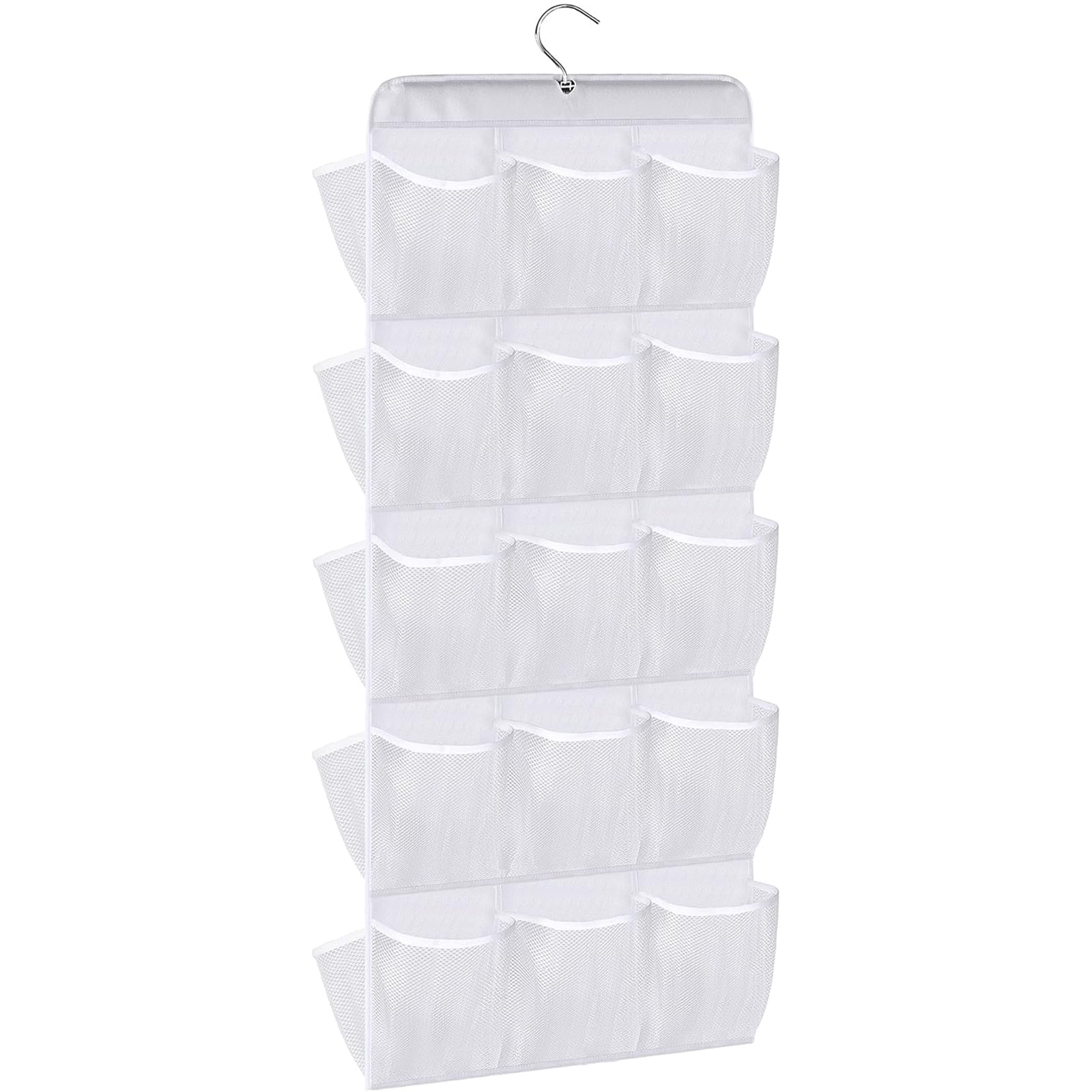 MISSLO 30 Pockets Hanging Shoe Organizer for Closet Dual Sided Shoe ...