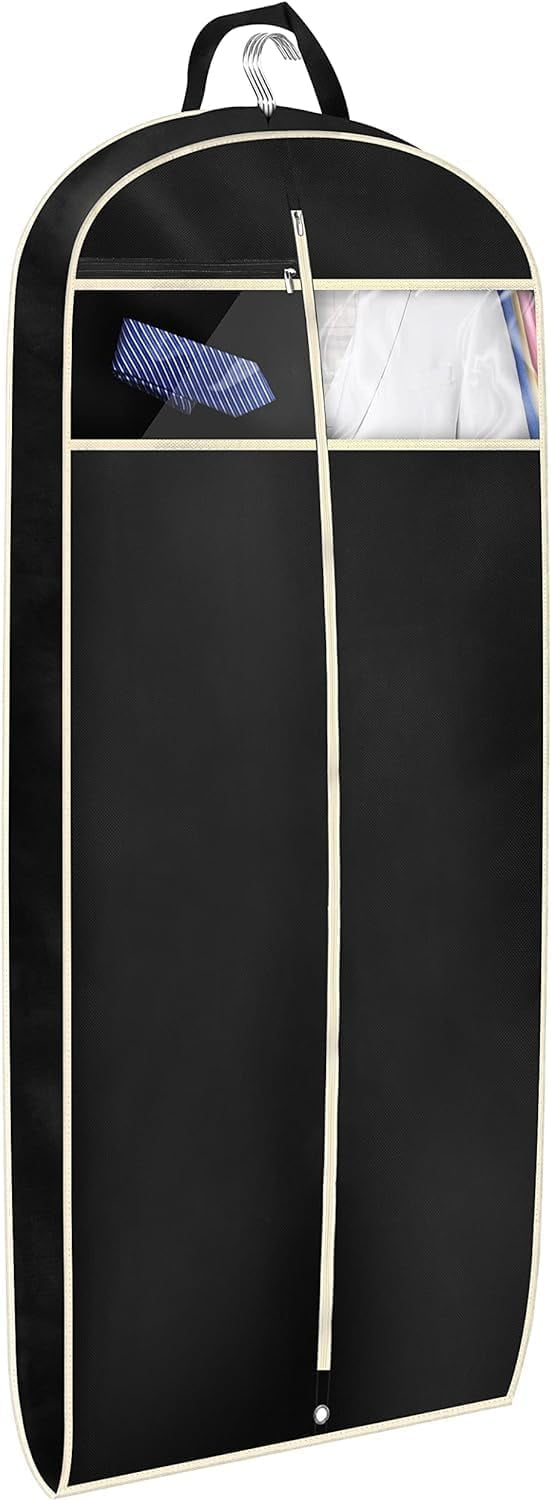 "MISSLO 50"" Long Travel Gown & Suit Garment Bag, Gusseted Closet ...
