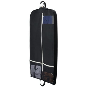 DALIX 60" Professional Garment Bag Cover for Suits Pants and Gowns ...