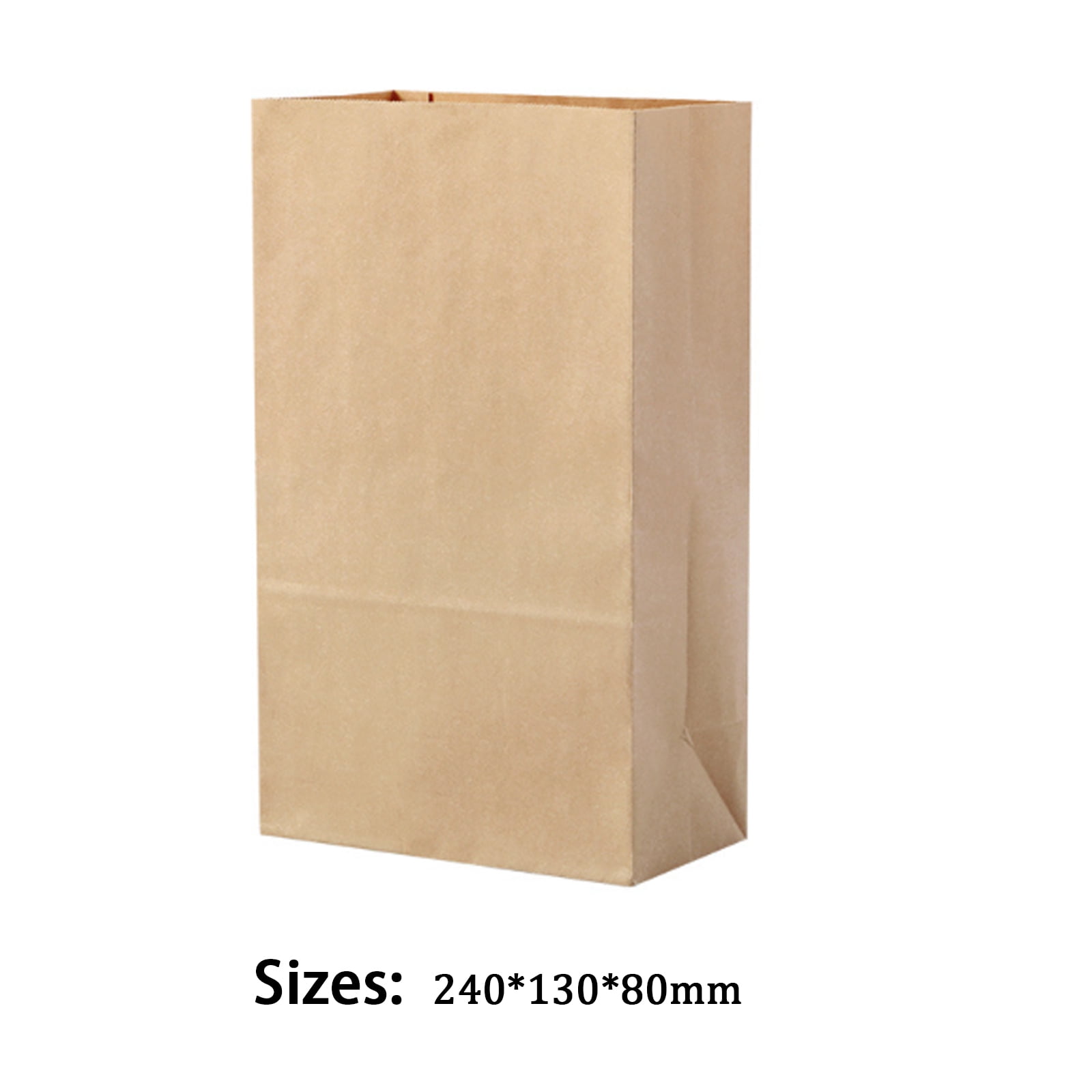 MISSMILE 10 Pcs Brown Paper Bags,Kraft Paper Bags for Groceries ...