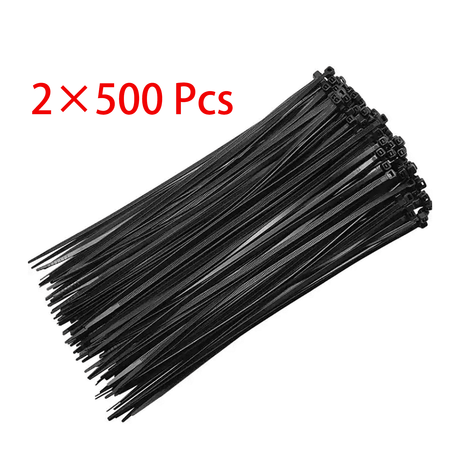 MISSMILE 1000 Pcs Zip Ties,1.9×200mm Enhanced Grip with Thickened Teeth ...