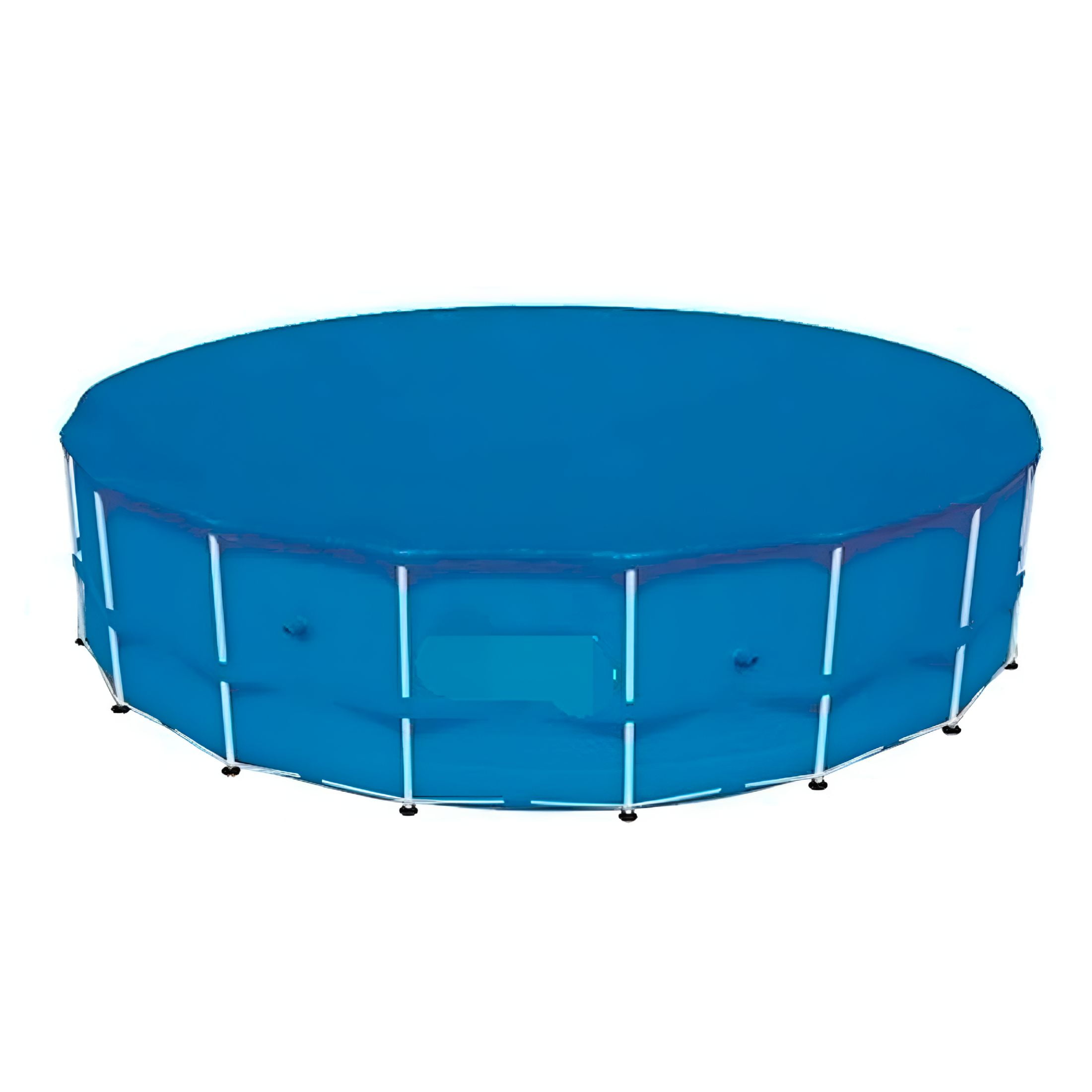 MISSMILE 12-Foot Diameter Round Easy Set Pool Cover for Frame Pools ...