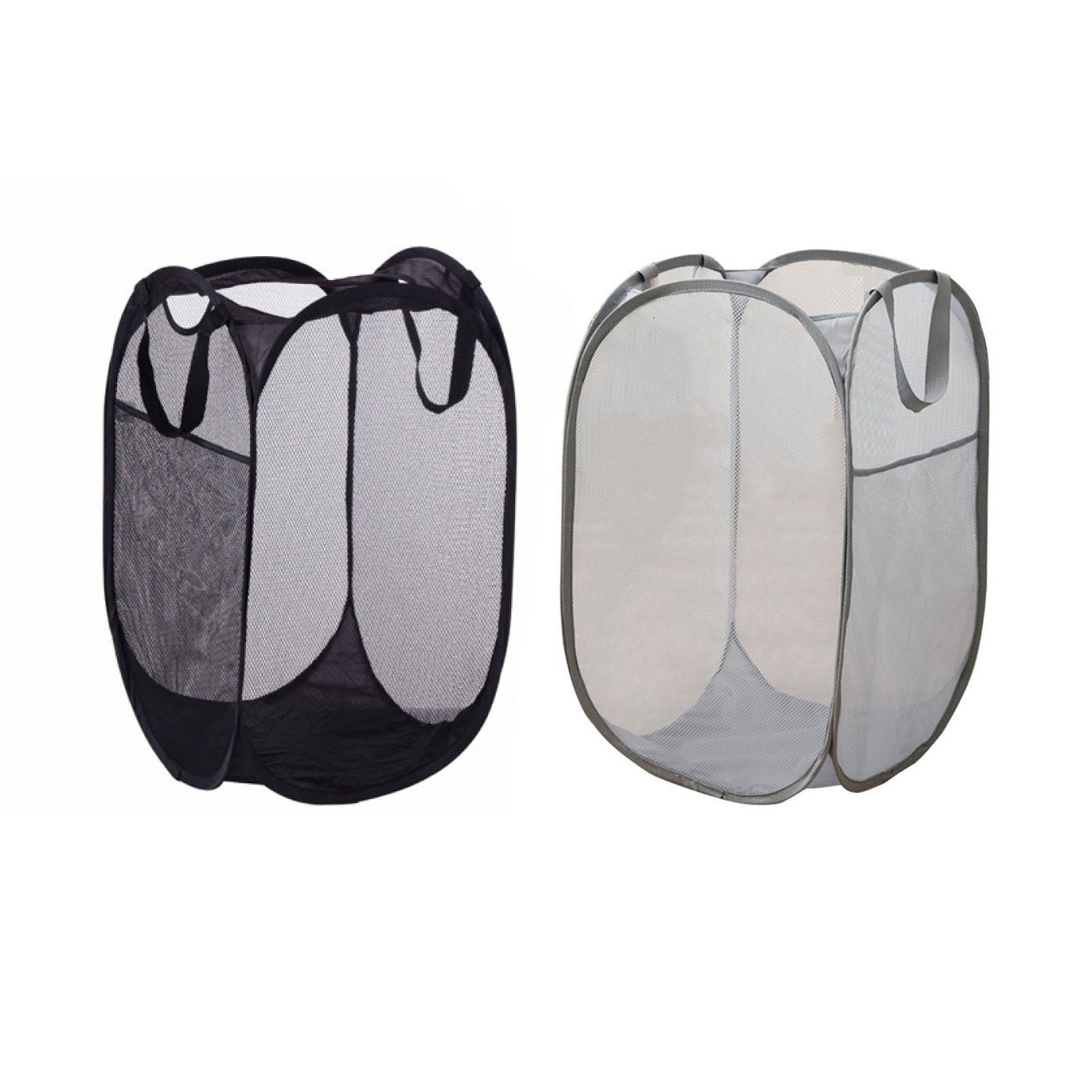 MISSMILE 2PCS Laundry Basket,Foldable Laundry Basket with High-Strength ...