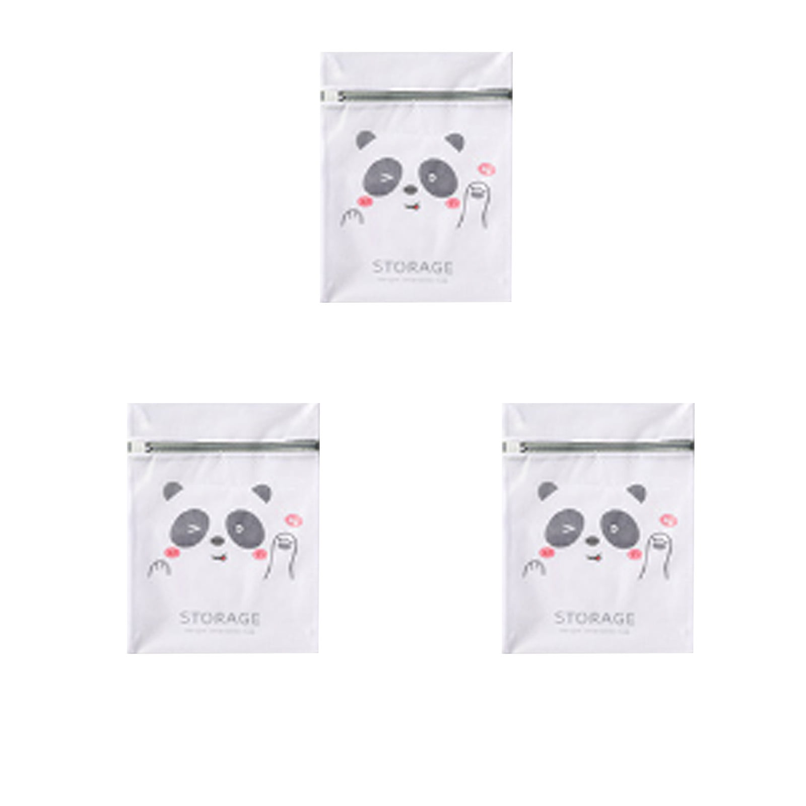 MISSMILE 3Pcs Laundry Bag,ABS Locking Zipper Mesh Laundry Bags ,Non ...