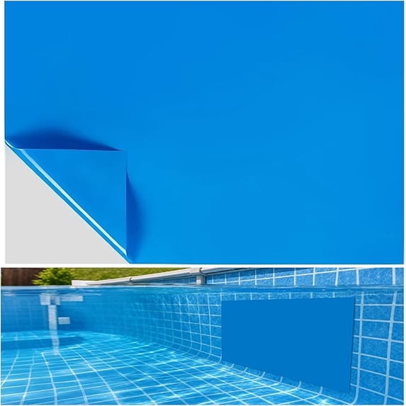 MISSMILE 4.1Ft X 2.8Ft Exlarge Pool Liner Repair Patch,Self-Adhesive ...