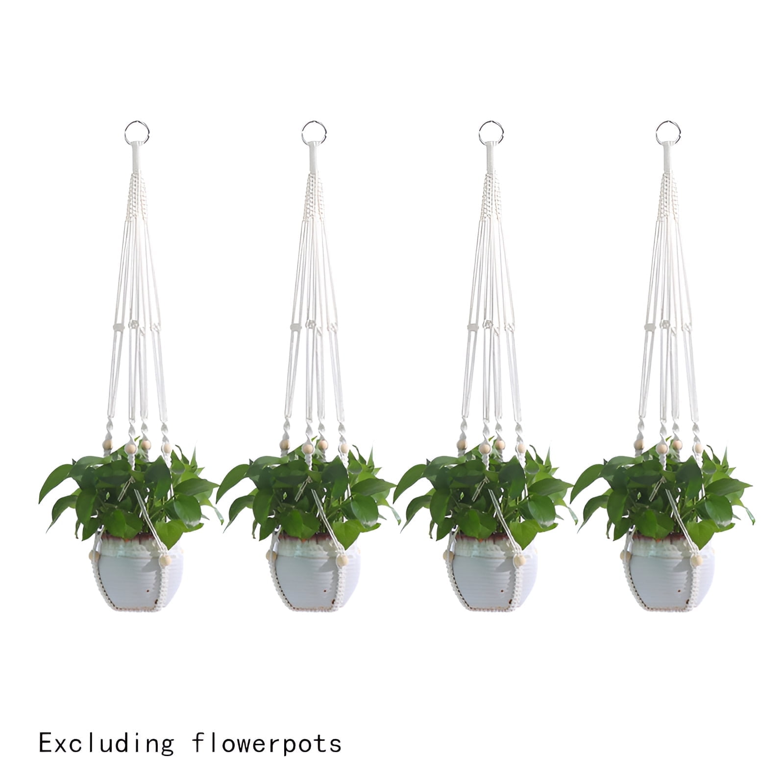 MISSMILE 4Pcs Plant Hanger Indoor,Multi-Scene Hanging Plant Hanger ...