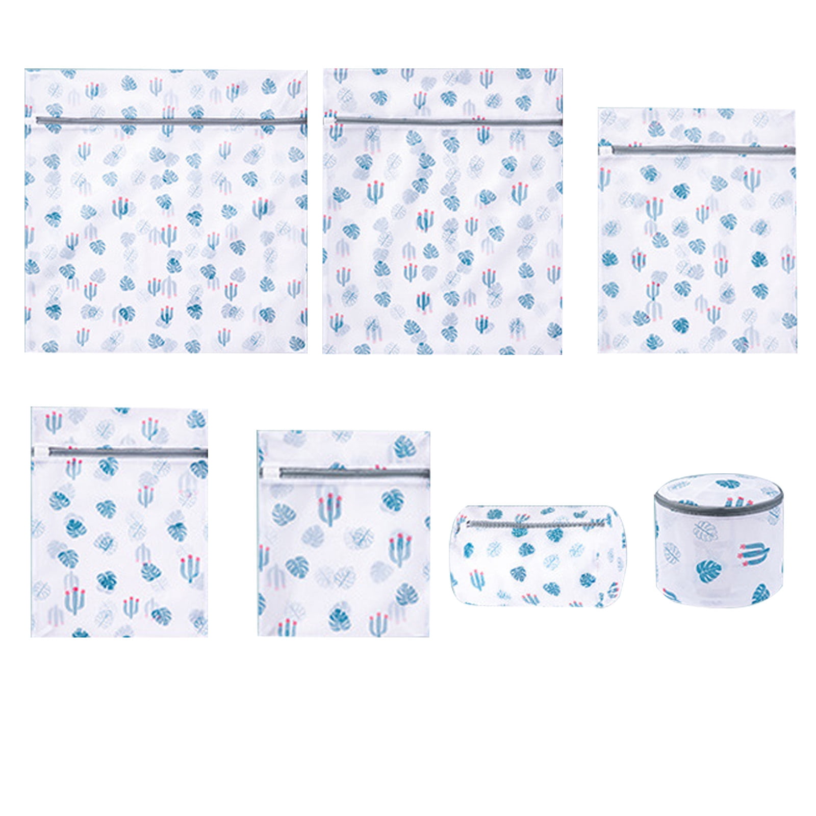 MISSMILE 7Pcs Laundry Bag,ABS Locking Zipper Mesh Laundry Bags ,Non ...
