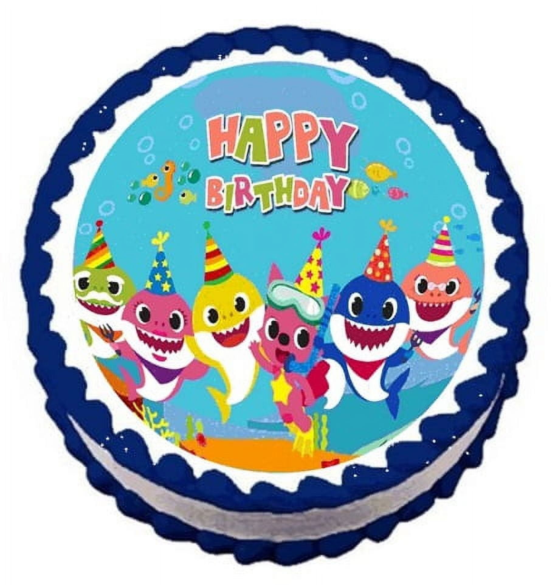 Baby Shark Edible Cake Topper - Happy Birthday Philippines | Ubuy