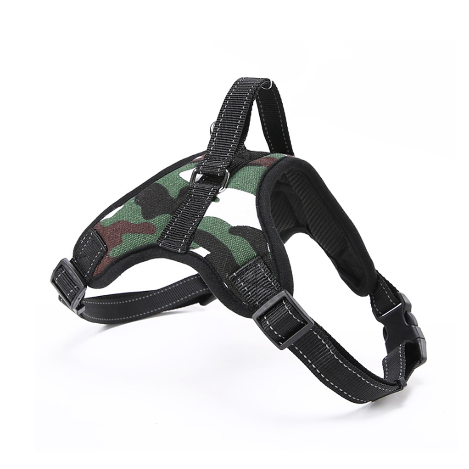 MISSMILE Dog Harness,Nylon Handle Design Puppy Harness,Triple-Layer ...