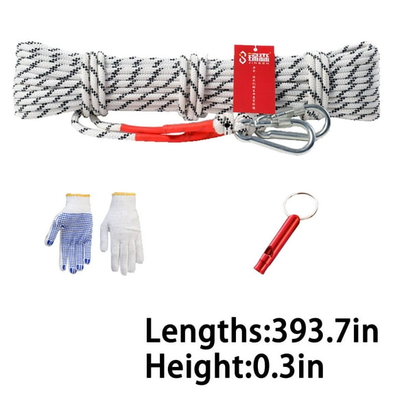 MISSMILE Fire-fighting Rope,High Load-Bearing Capacity Safety Rope for ...