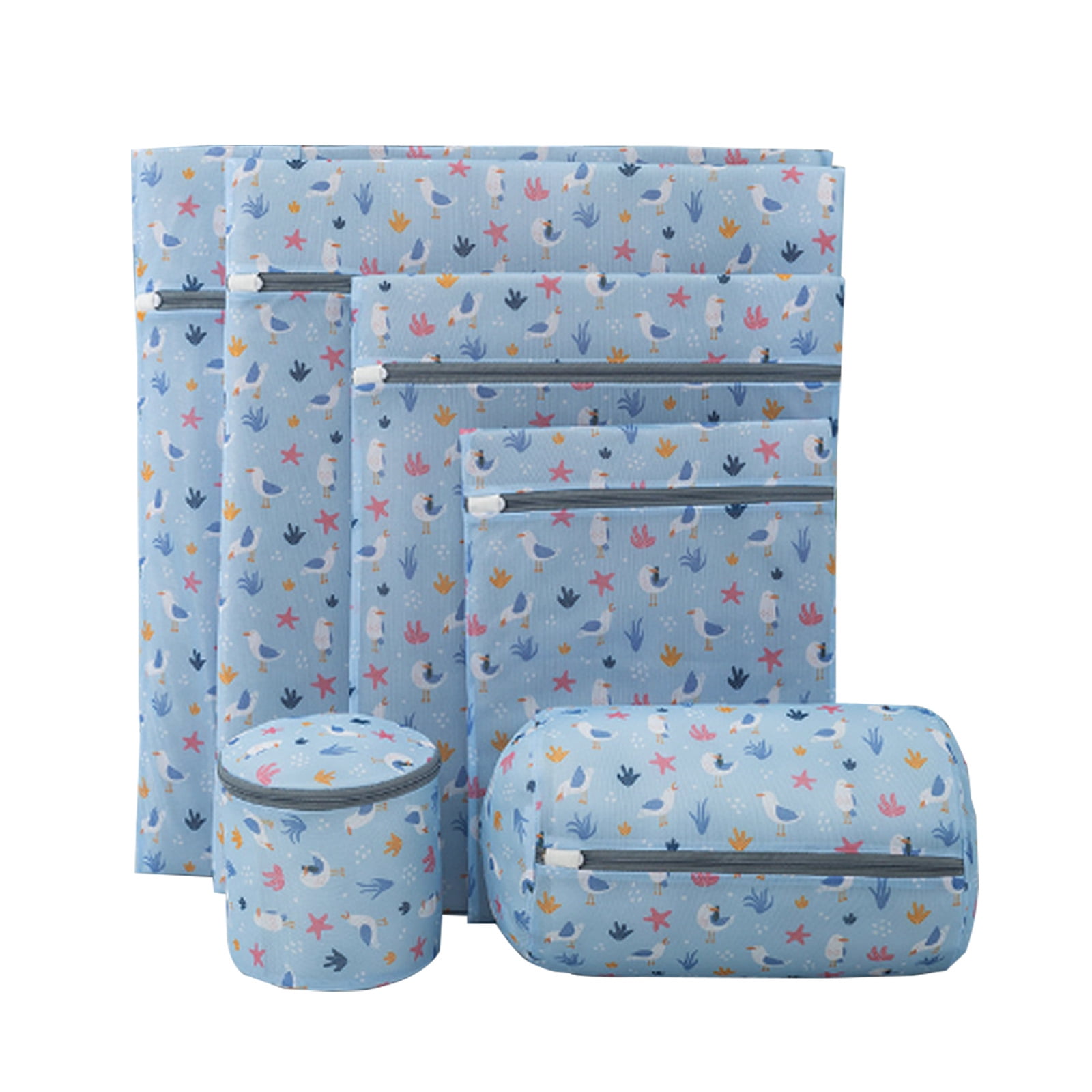 MISSMILE Laundry Bag,ABS Plastic Zipper Laundry Basket,Breathable Soft ...