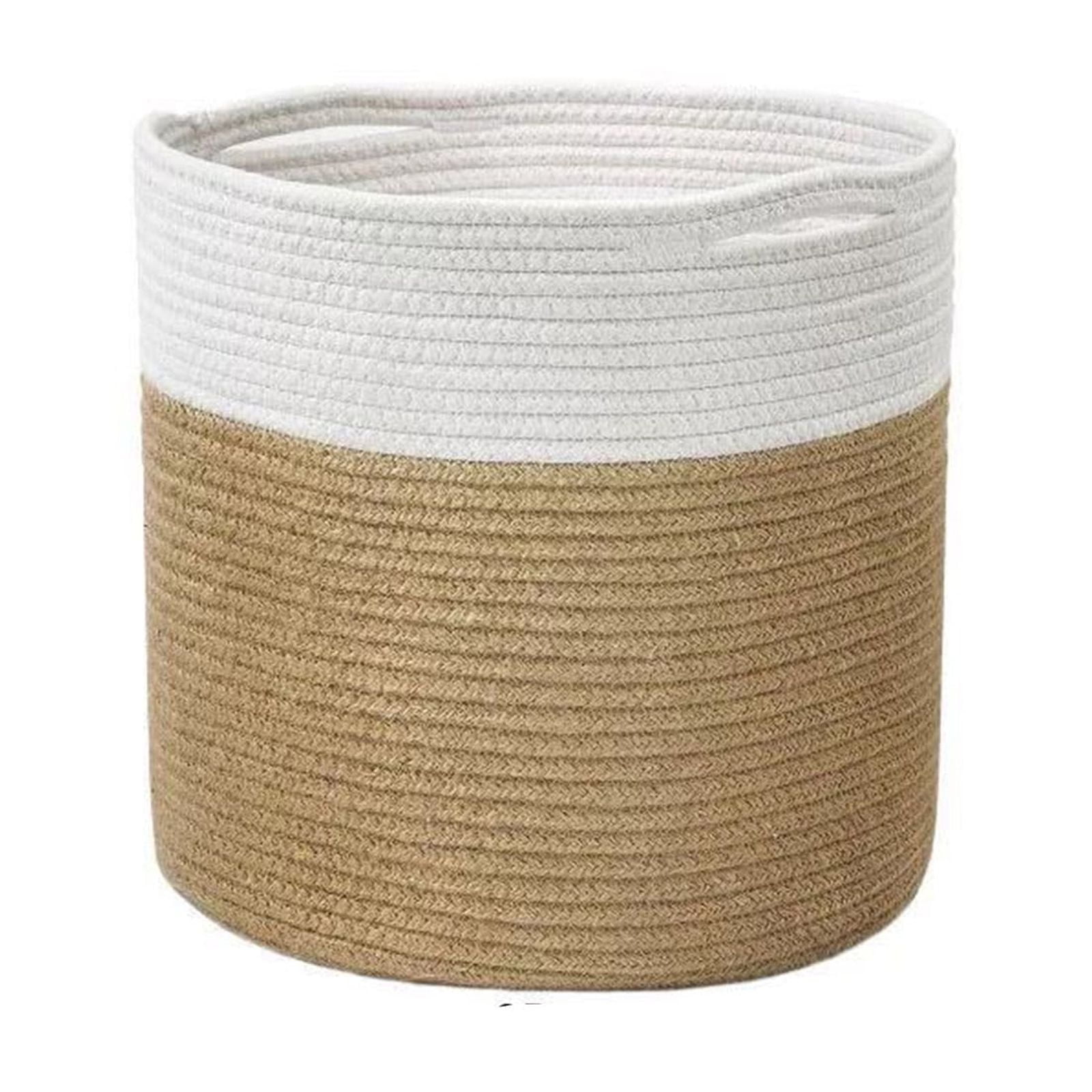 MISSMILE Laundry Basket,Organic Cotton Structured Storage and ...