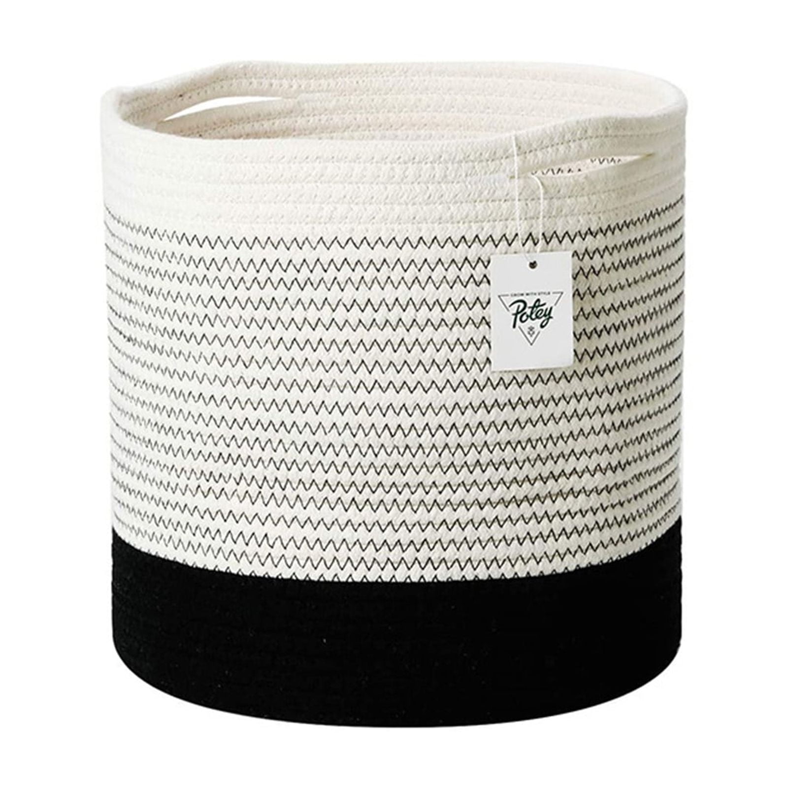 MISSMILE Laundry Basket,Versatile 100% Organic Cotton Storage and ...
