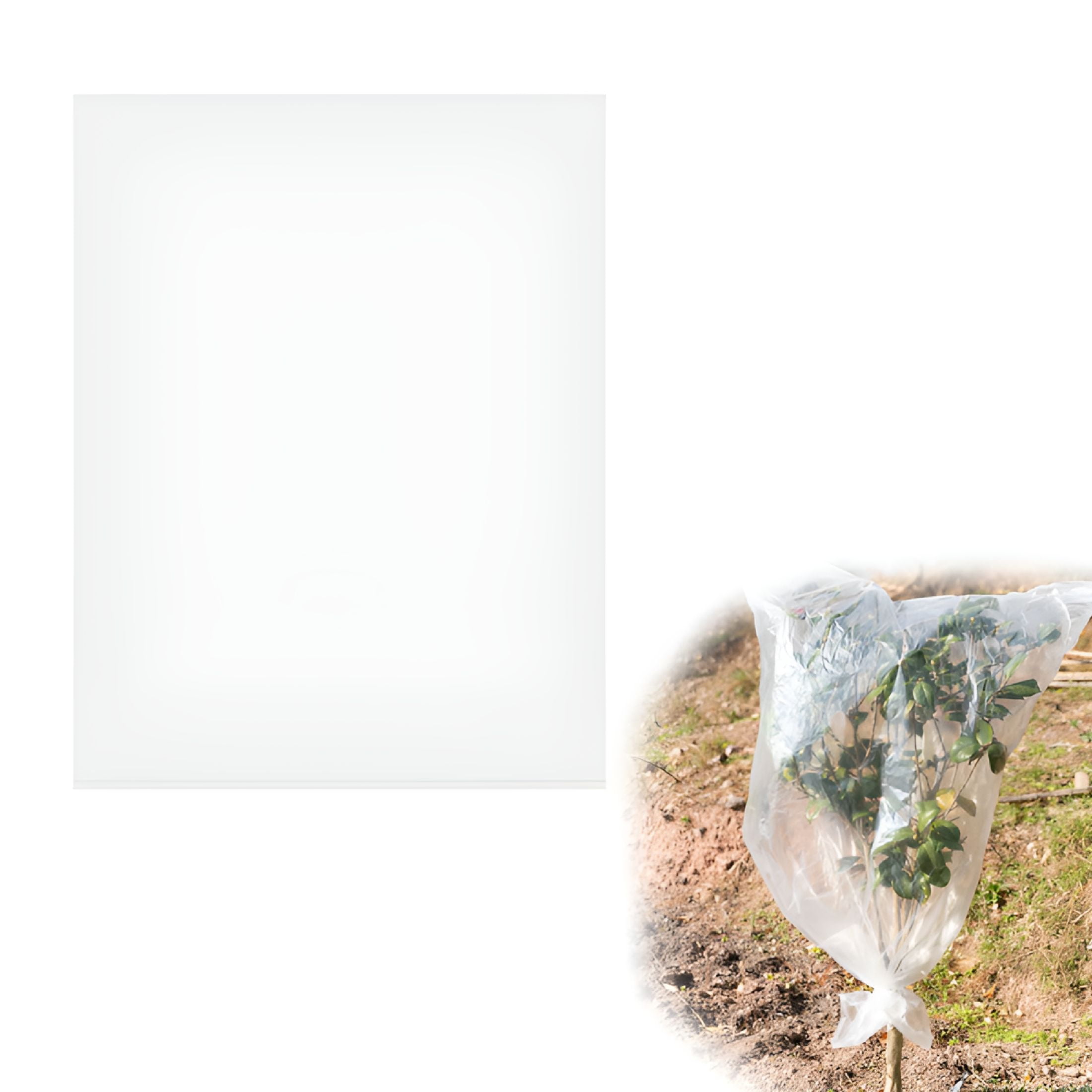 MISSMILE Plant Tarps for Freezing Weather Freeze Covers outside Plants ...