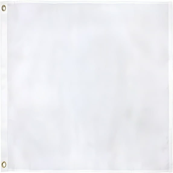MISSMILE Solid White Flag Blank Flags 3x5 Ft Create Your Own Solid ...