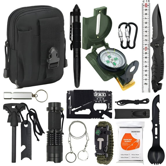 MISSMILE Survival Kit,Survival Bracelet Features Survival Gear ...