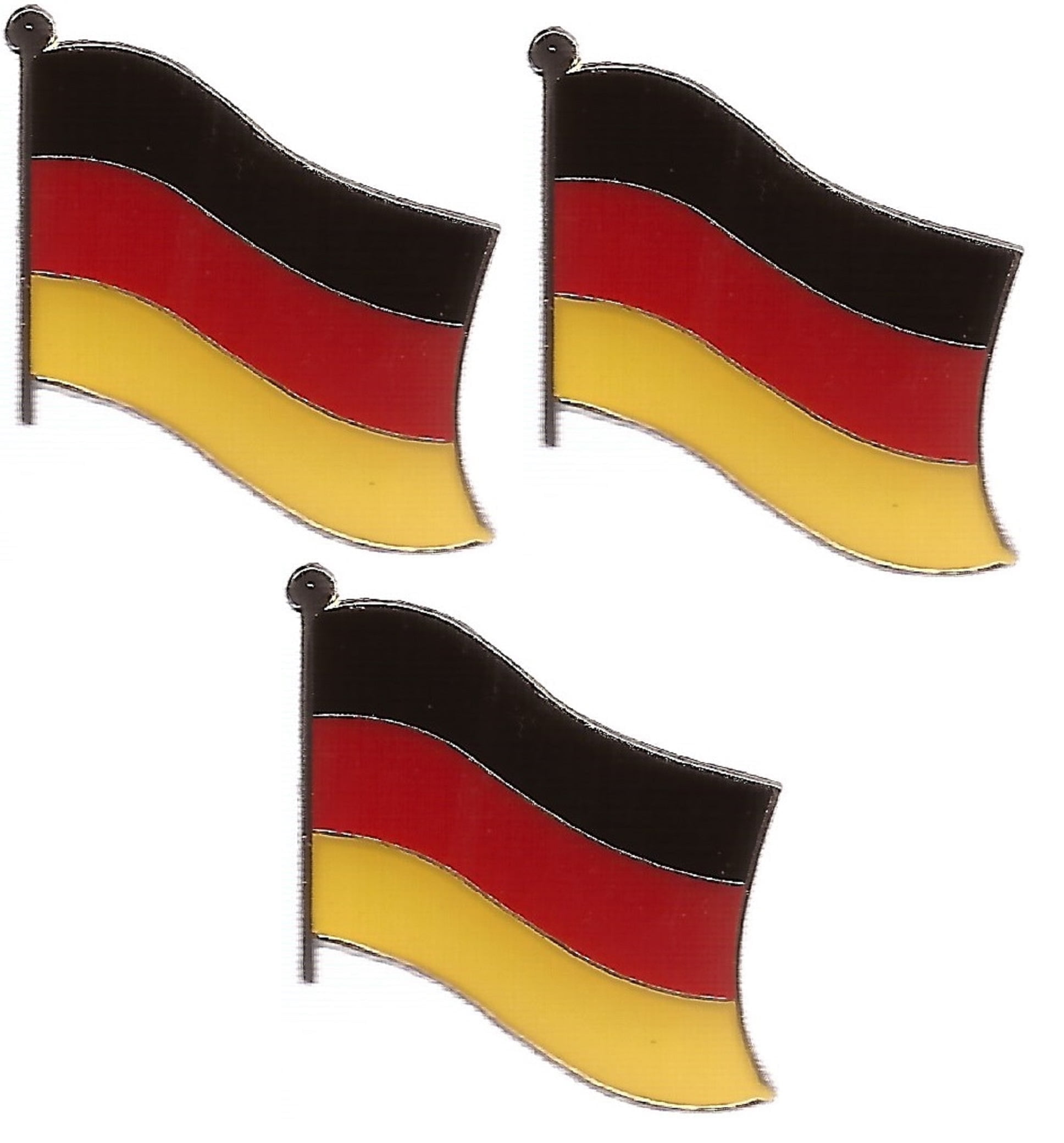Germany Single Flag Lapel Pins, pack of 3 - Walmart.com