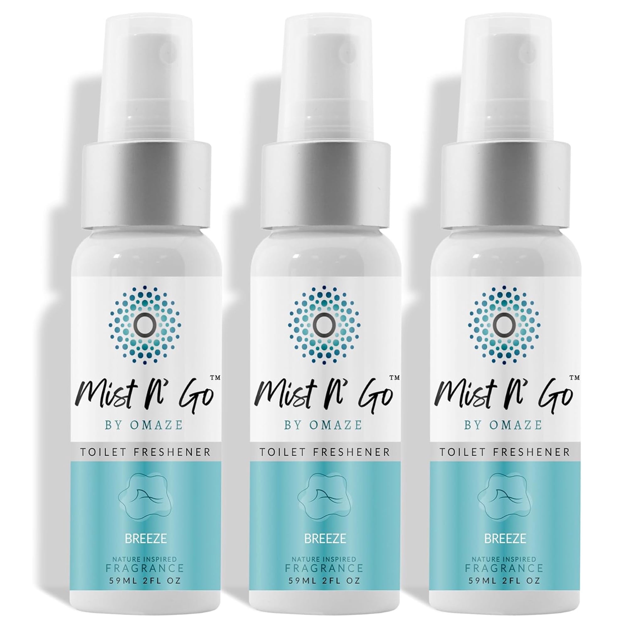 MIST N' GO By OMAZE Refresh Toilet Spray | Bathroom Spray Odor ...