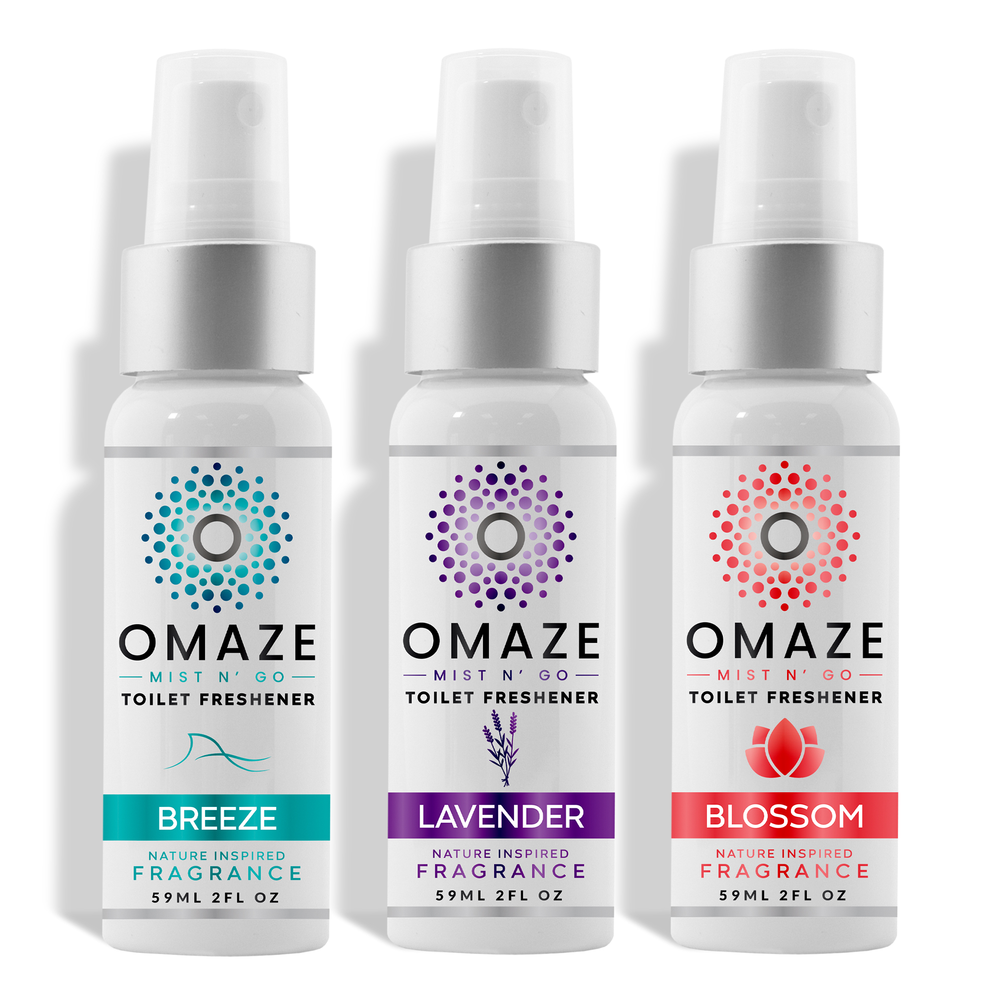 MIST N' GO By OMAZE Refresh Toilet Spray | Bathroom Spray Odor ...