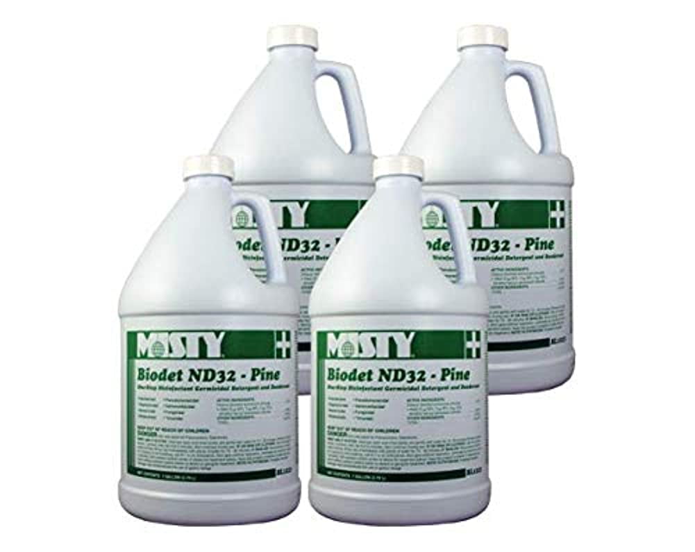 MISTY Concentrated Disinfectant - 1 Gallon (Case of 4) 1038809 - Quat ...