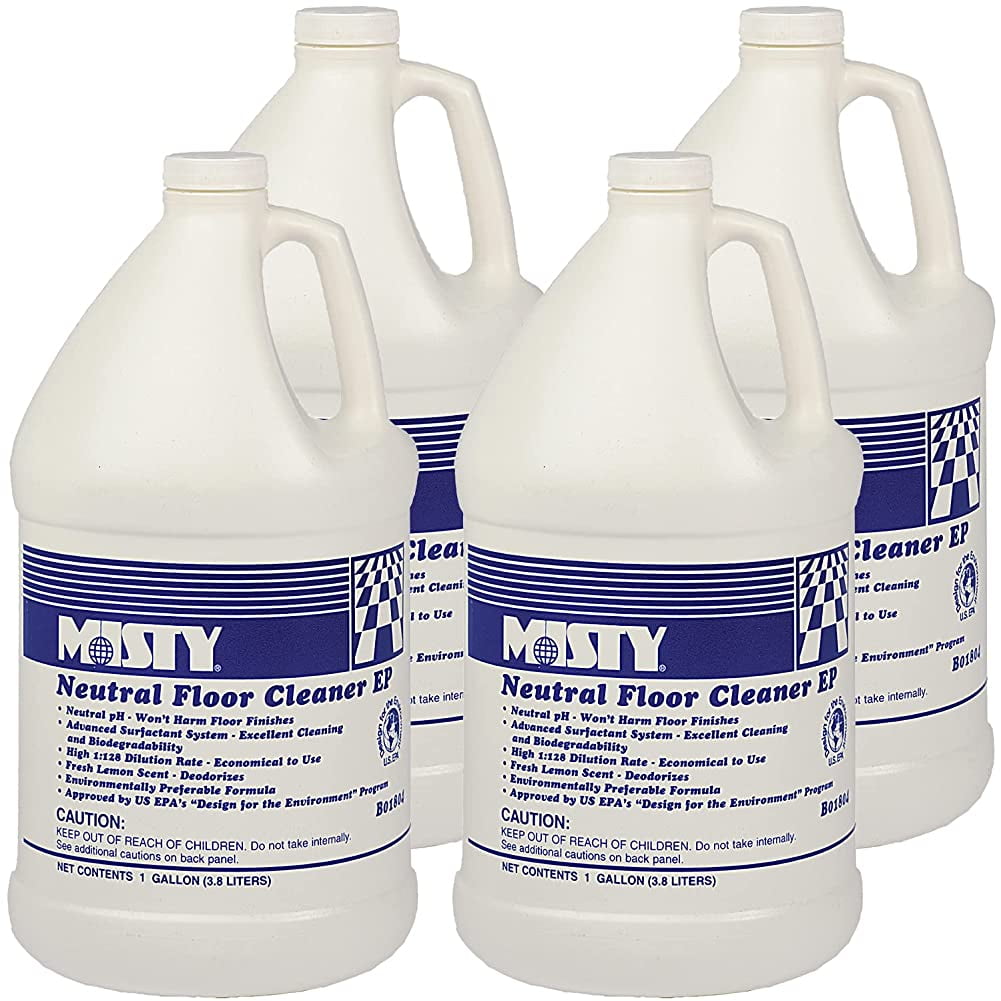 MISTY Optimax Neutral Floor Cleaner EP - 1 Gallon (Case of 4) 1033704 ...