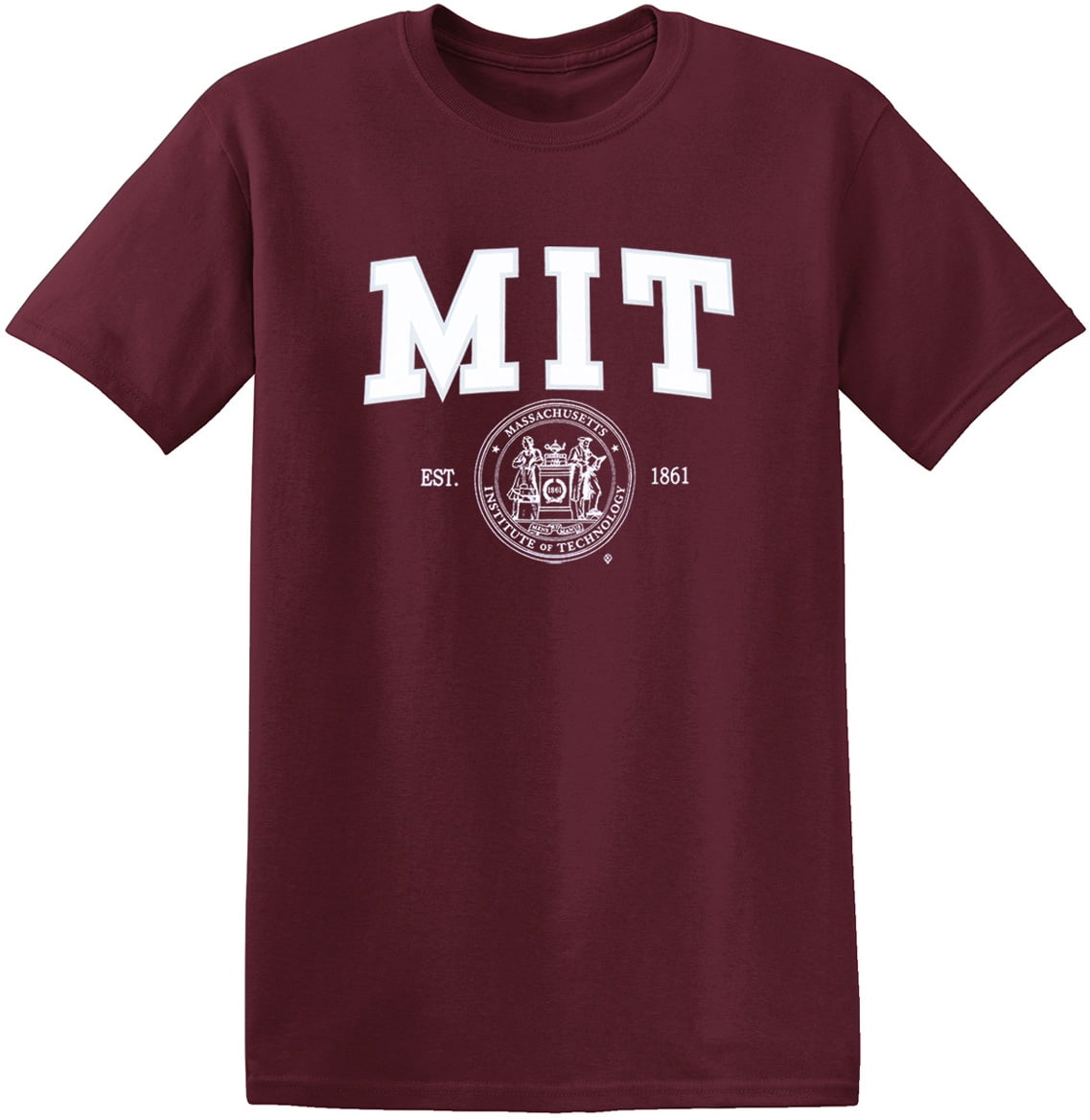 MIT T-Shirt Officially Licensed Arch Logo T-Shirt - Walmart.com