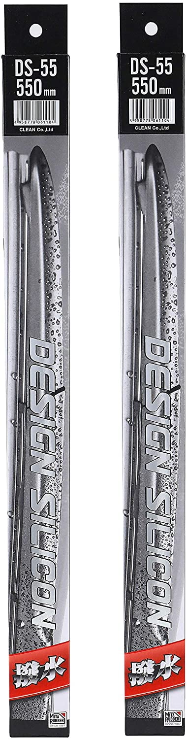 MITA DS Water Repellent Design Silicon Wiper Blade Fit for J-HOOK type ...