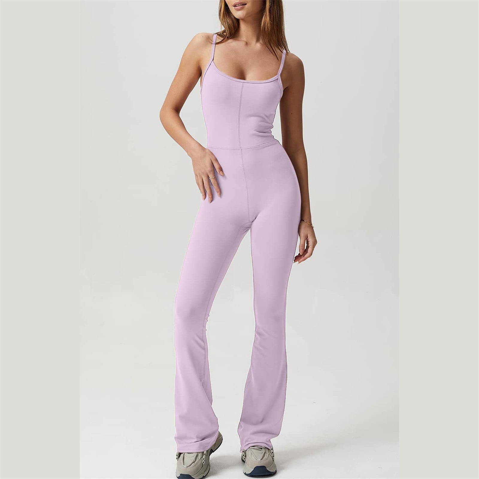 MITCOWBOY Body Suit, Jumpsuits for Women Spaghetti Straps Scoop Neck ...