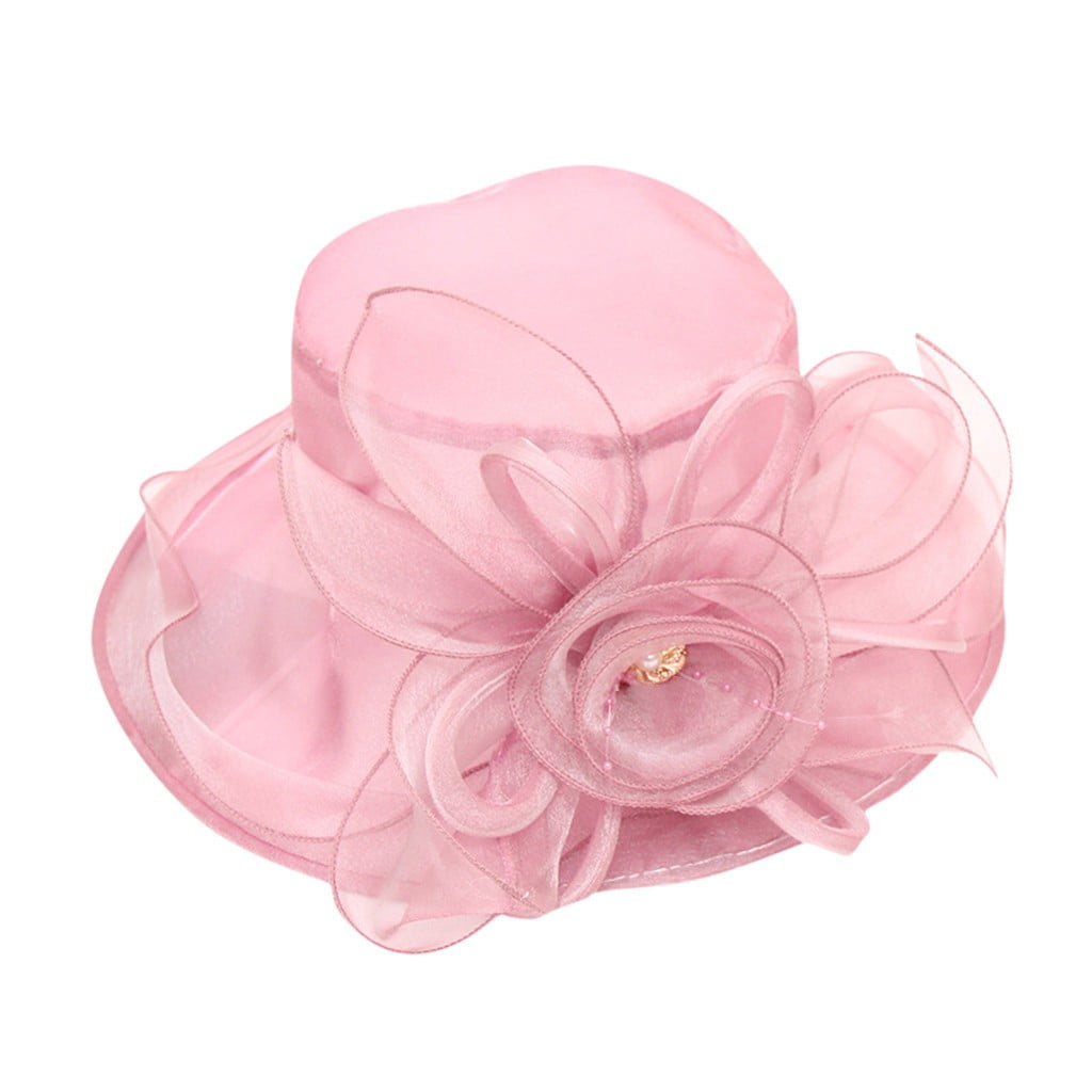 MITCOWBOY Church Hats for Women Women's Wedding Cap Bridal Daily Tea ...