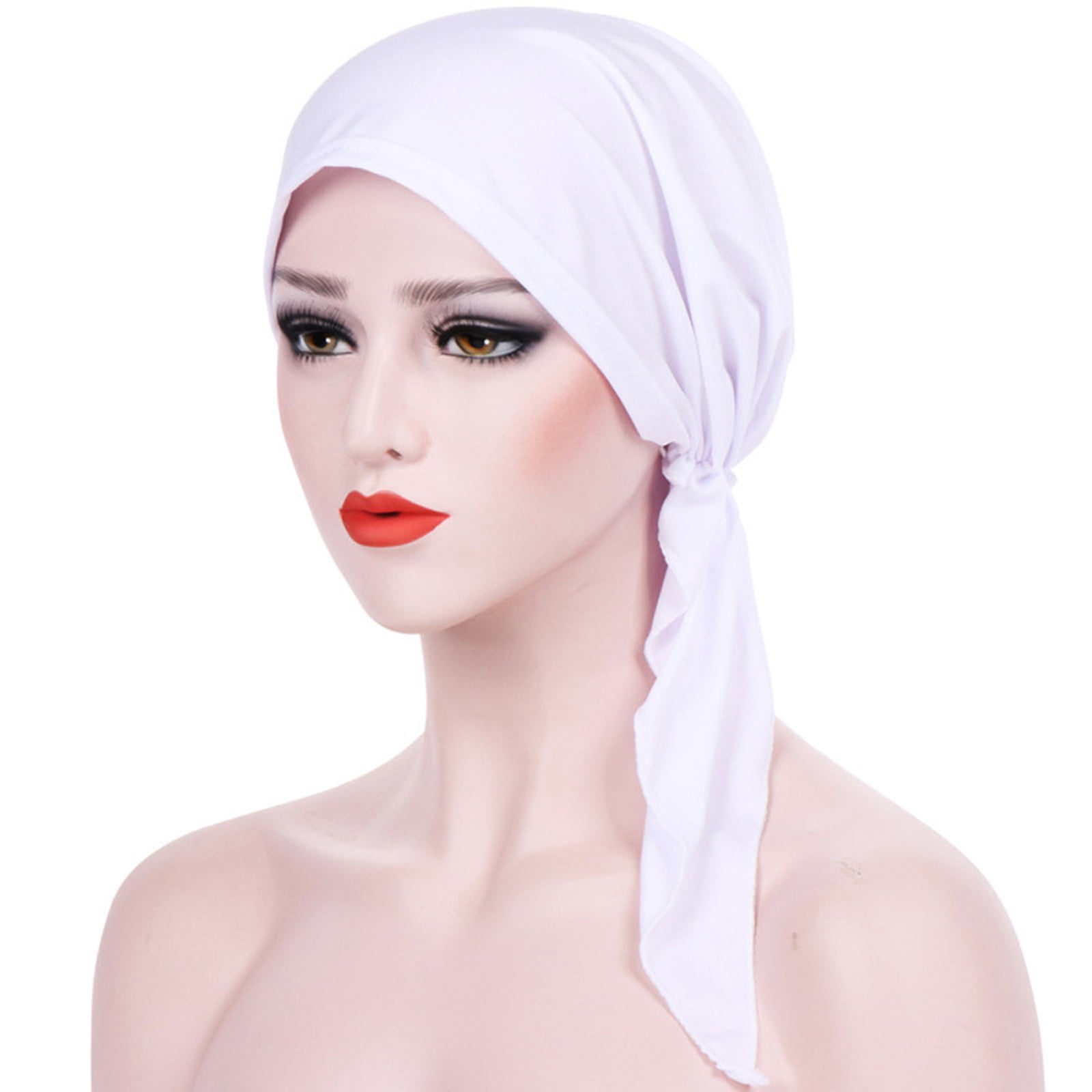 MITCOWBOYS hats for men Women Muslim Stretch Turban Hat Chemo Cap Hair ...