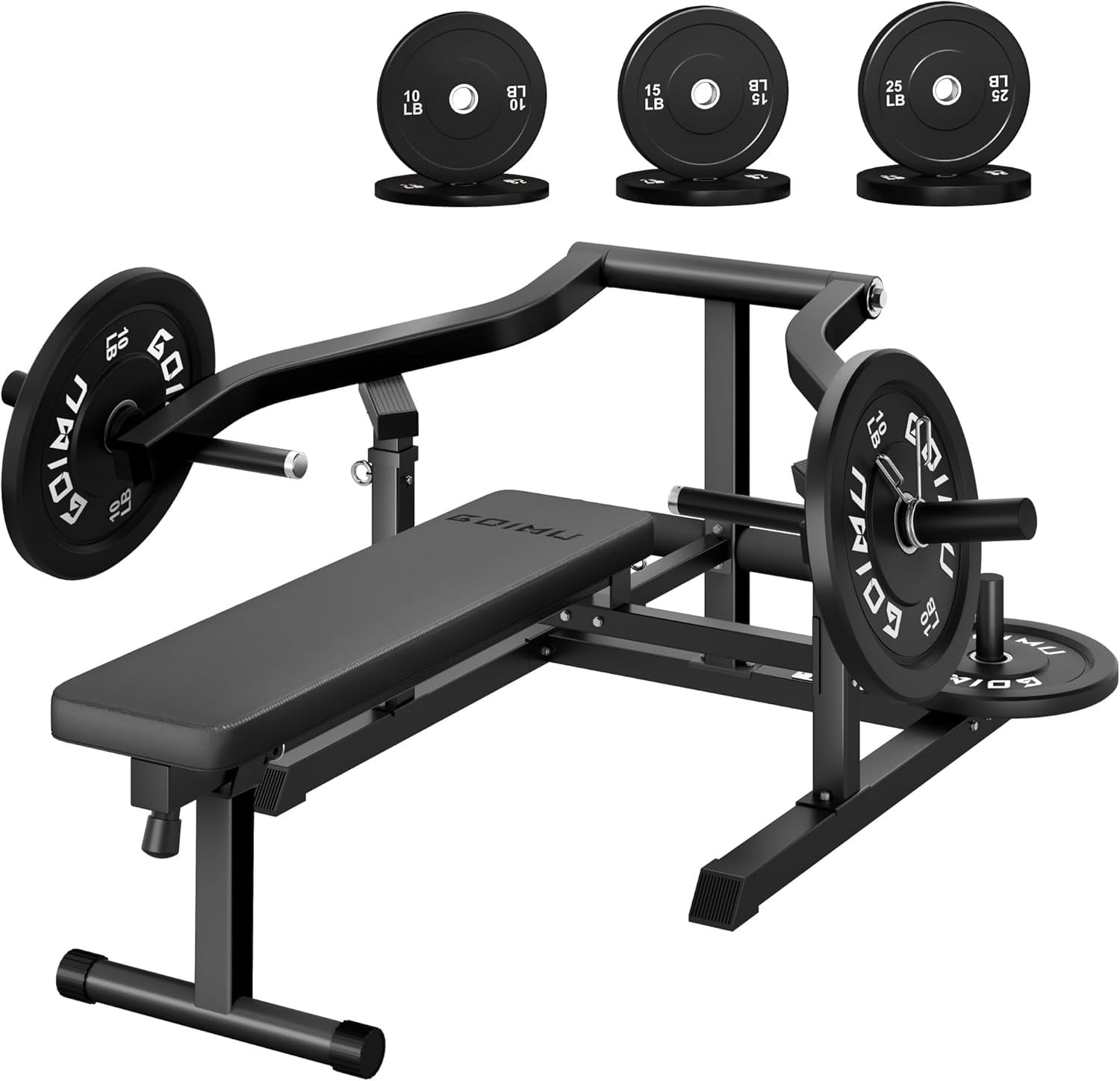 MITONOS Chest Press Machine,Weight Bench Press Machine with Independent ...