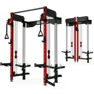 1400LBS Capacity Power Cage Rack, Professional Home Gym Equipment with ...