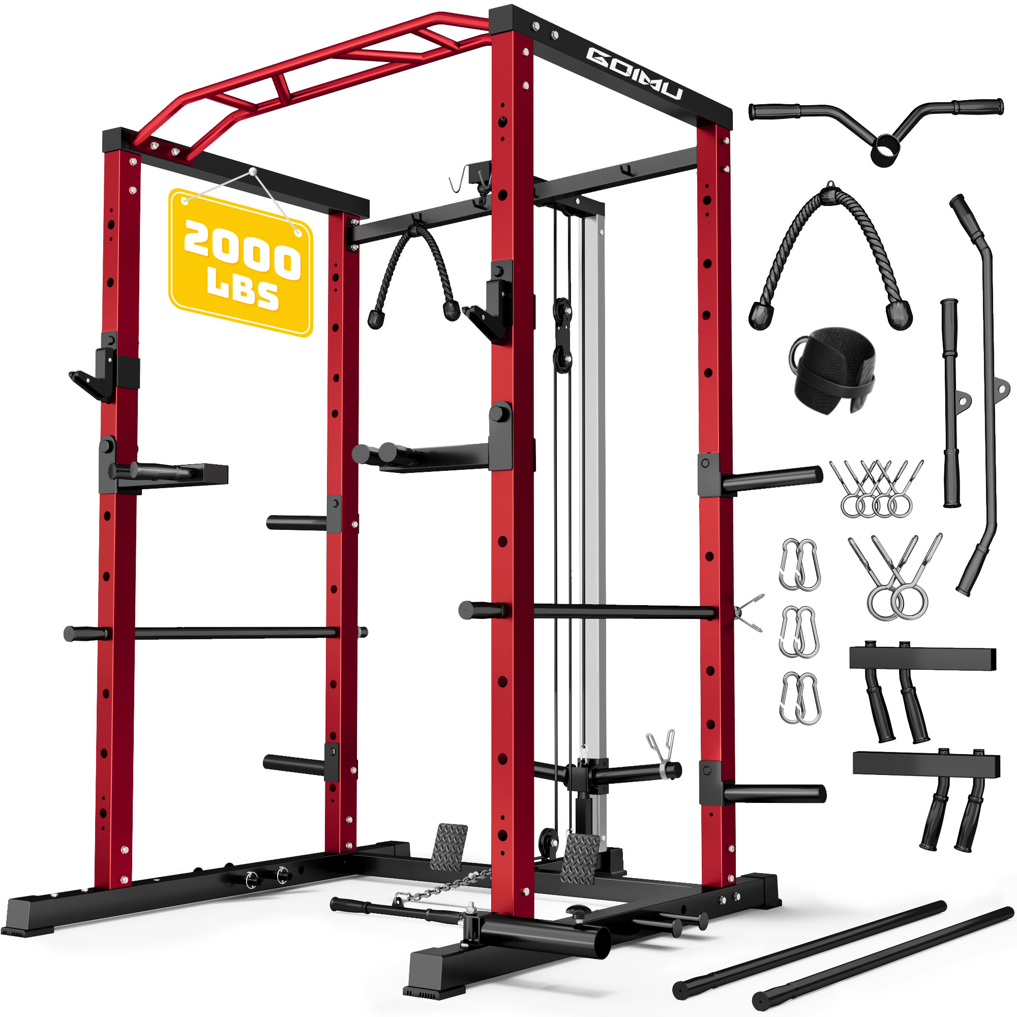 XPRT Fitness 56'' Hex Trap Bar - 600lb Capacity, Olympic Size, Deadlift ...