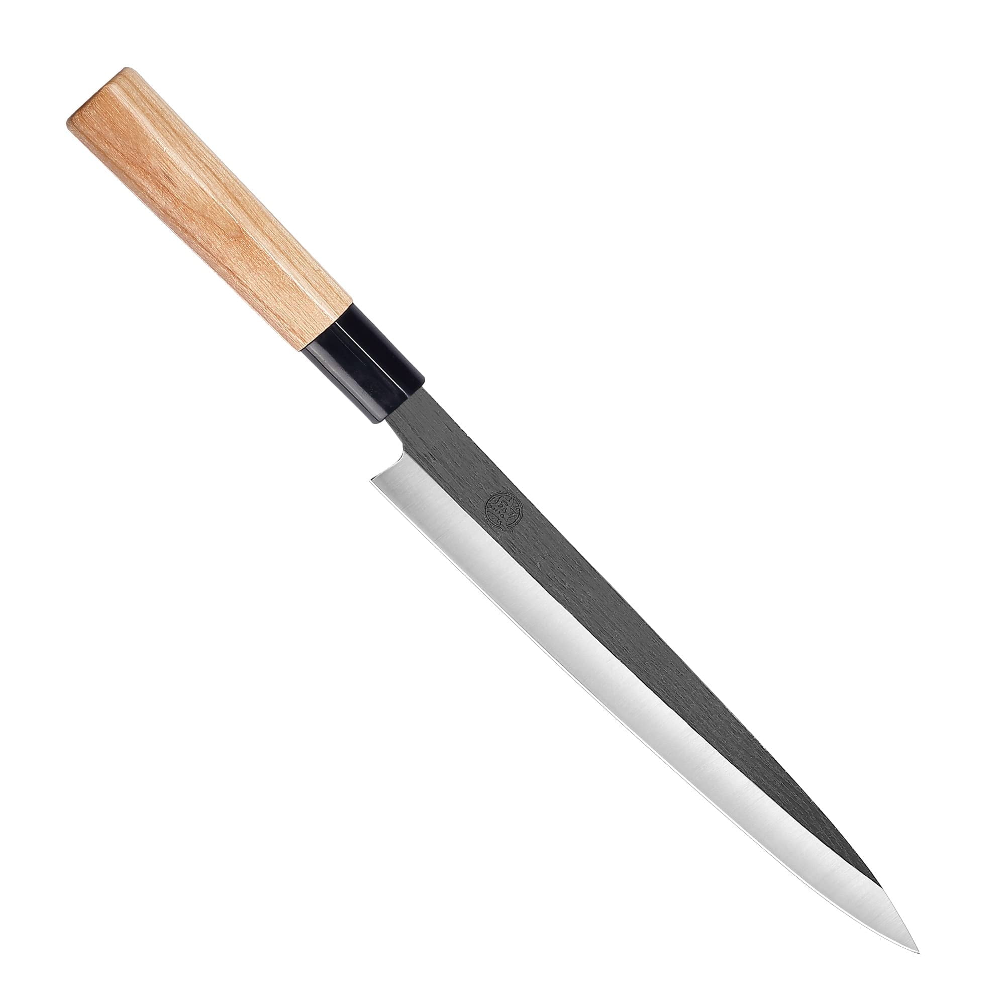 MITSUMOTO SAKARI 10-inch Japanese Sashimi Knife, Tungsten Alloy Chef ...
