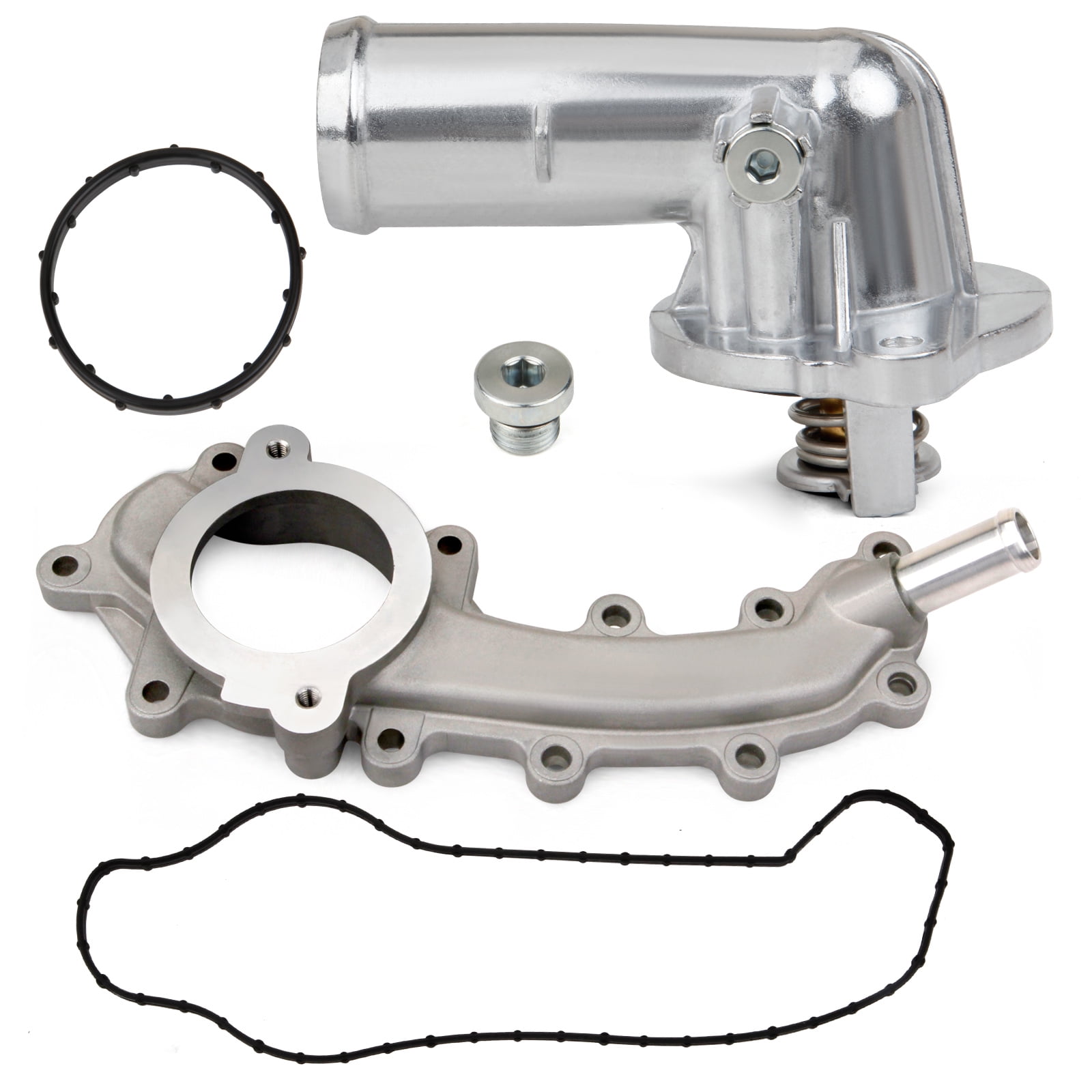 MITZONE Upgrade Aluminium Thermostat Housing Assembly Compatible with ...