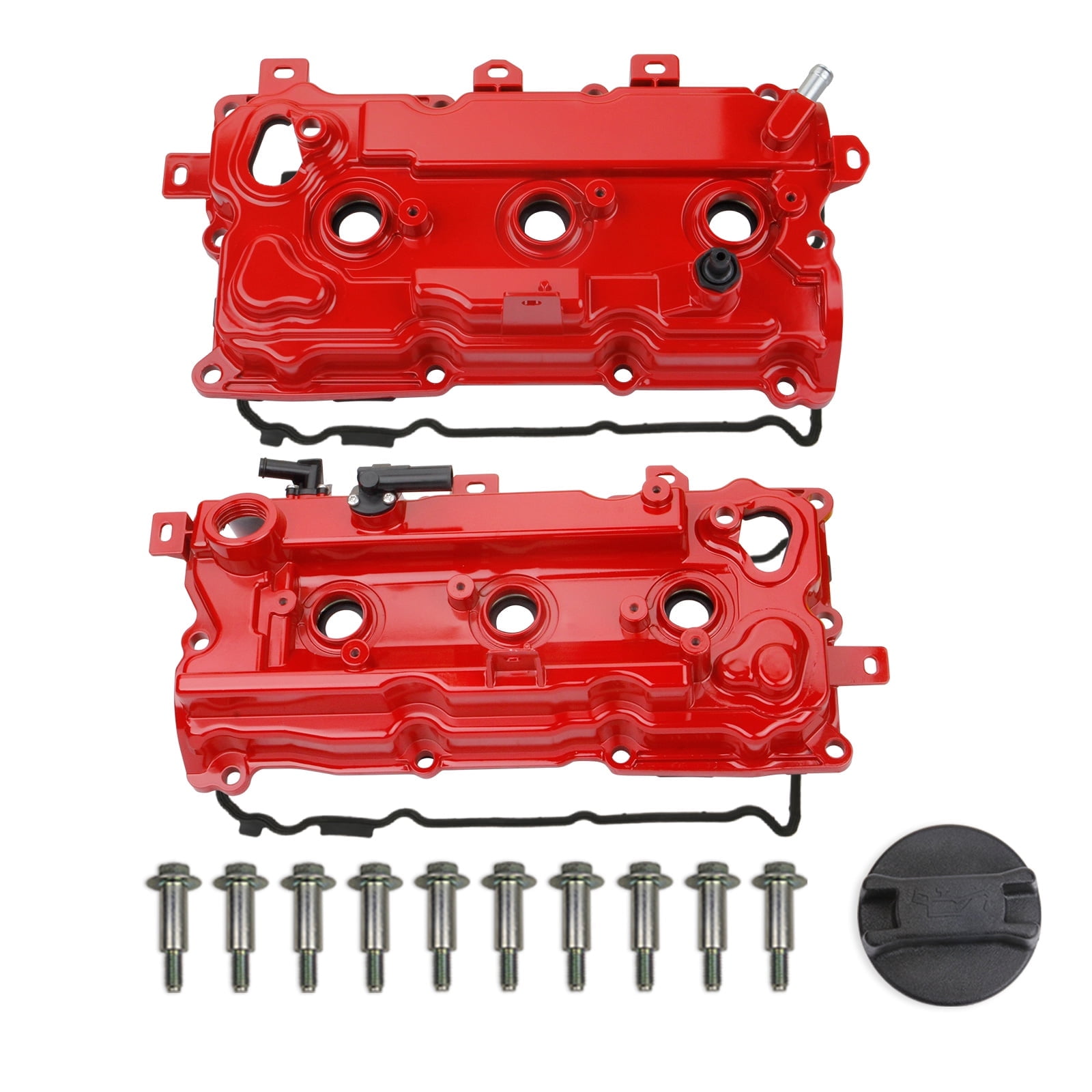 MITZONE Upgrade Aluminum Valve Cover Left and Right Compatible with ...