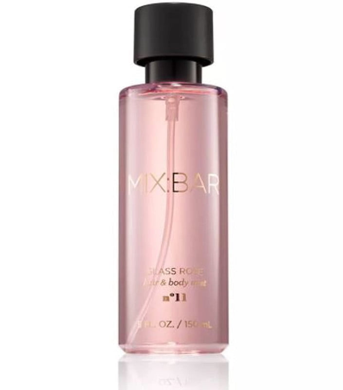 MIX BAR Glass Rose Hair & Body Mist 5 Fl Oz! Blend Of Raspberry ...