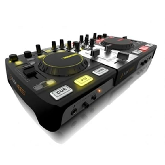 MIX VIBES All in one DJ Controller with Built-In Audio Interface and ...