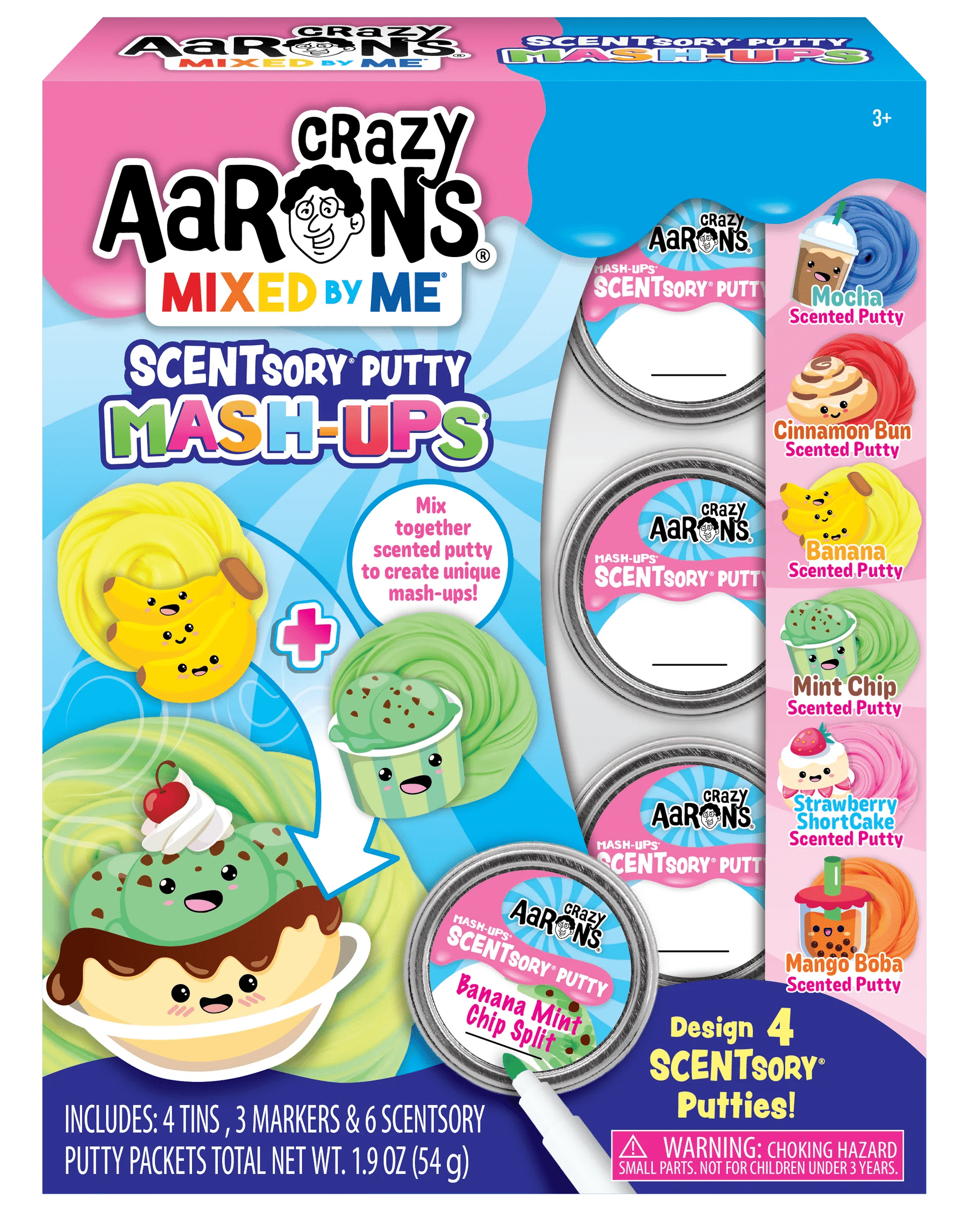 Crazy Aaron’s SCENTsory Mash-Up Mixed by Me Putty Kit, Ages 3 and Up ...
